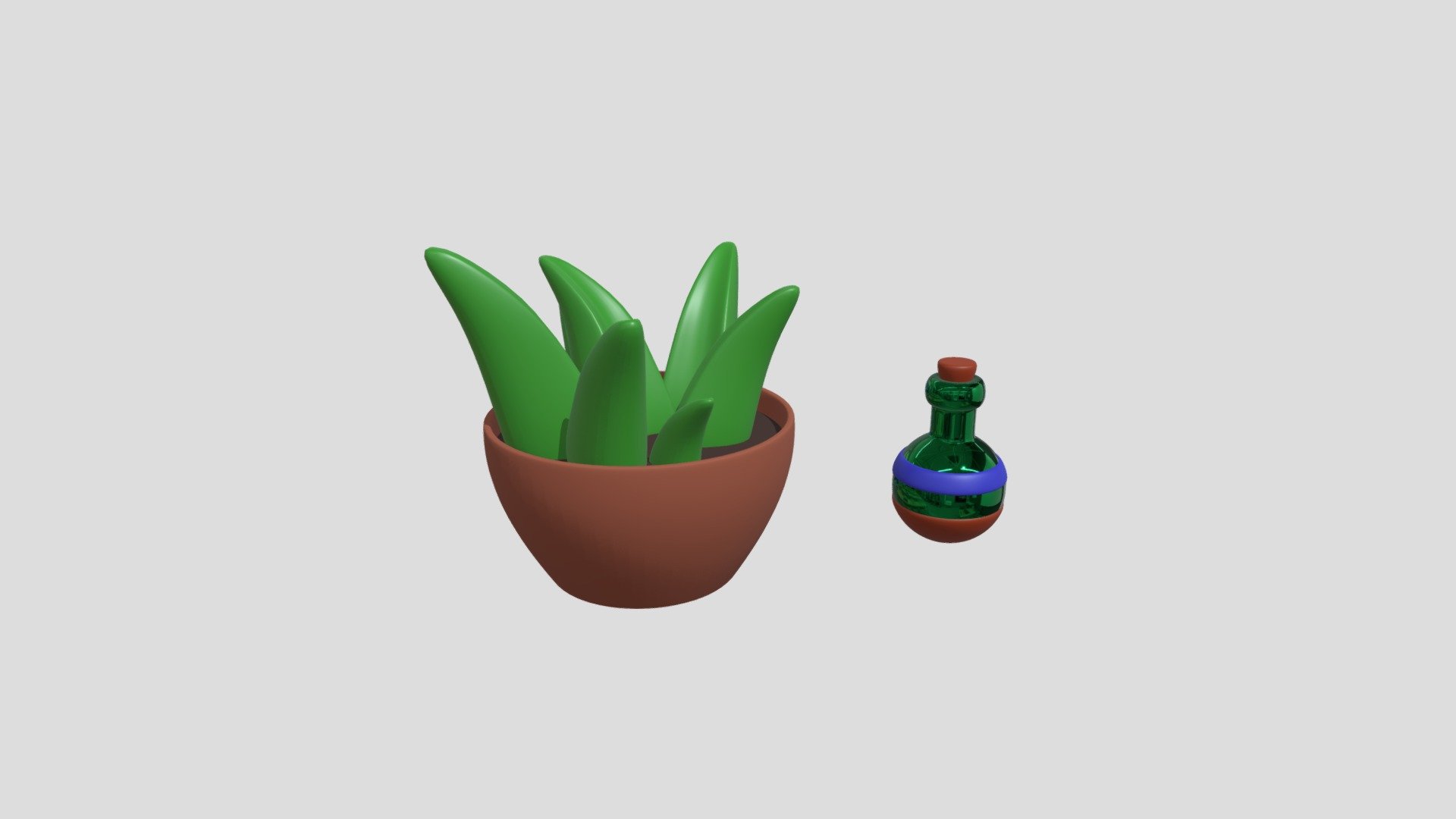 Aloe Vera - Download Free 3D model by Akinremi [6b2fd20] - Sketchfab