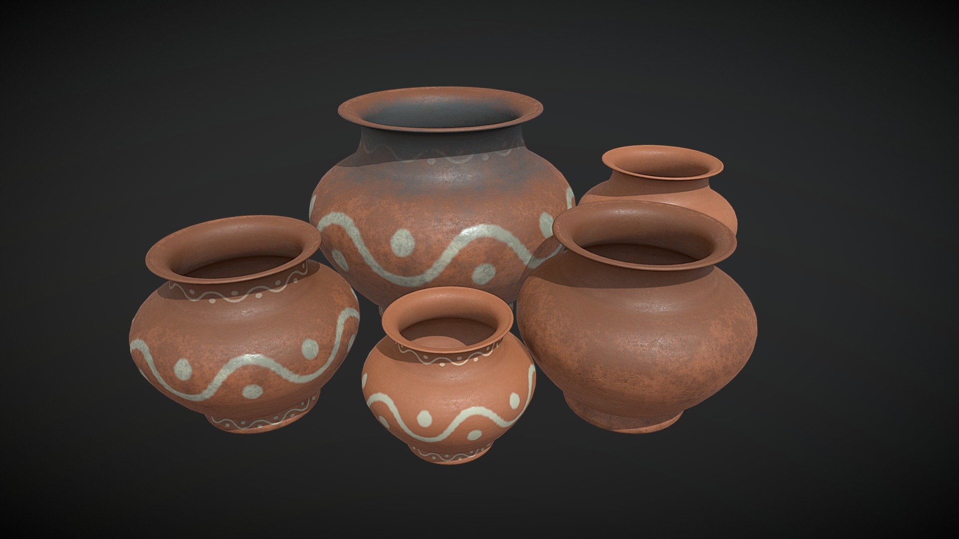 Indian Pottery - Download Free 3D model by Adarsh Sahu (@Adarshsahu ...