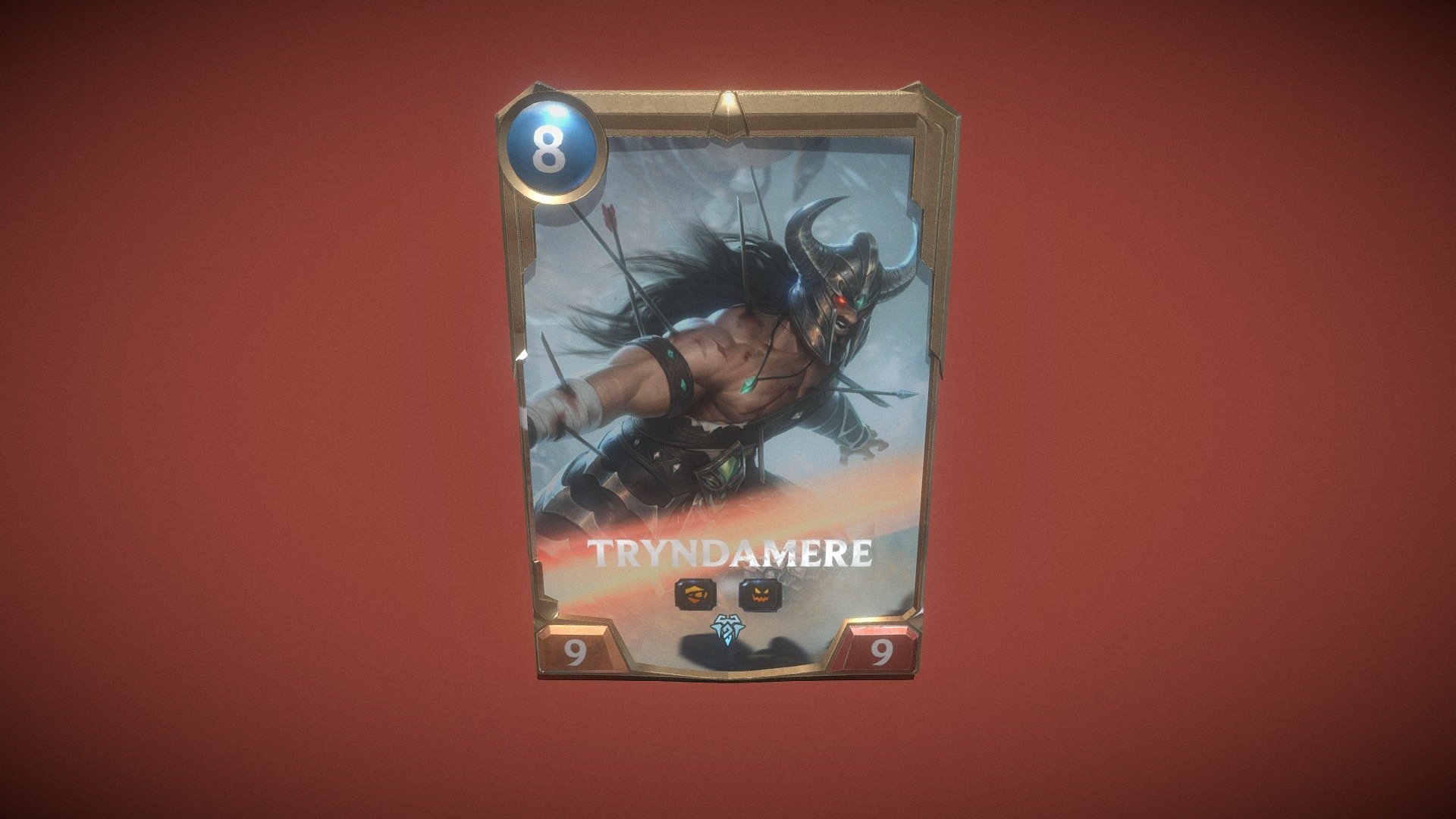 Tryndamere League of Runeterra Card - Download Free 3D model by ...
