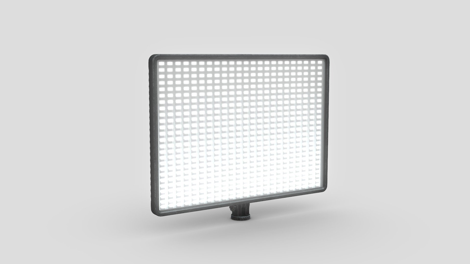 Portable LED Video Light - Download Free 3D model by ROH3D [6b3159e ...