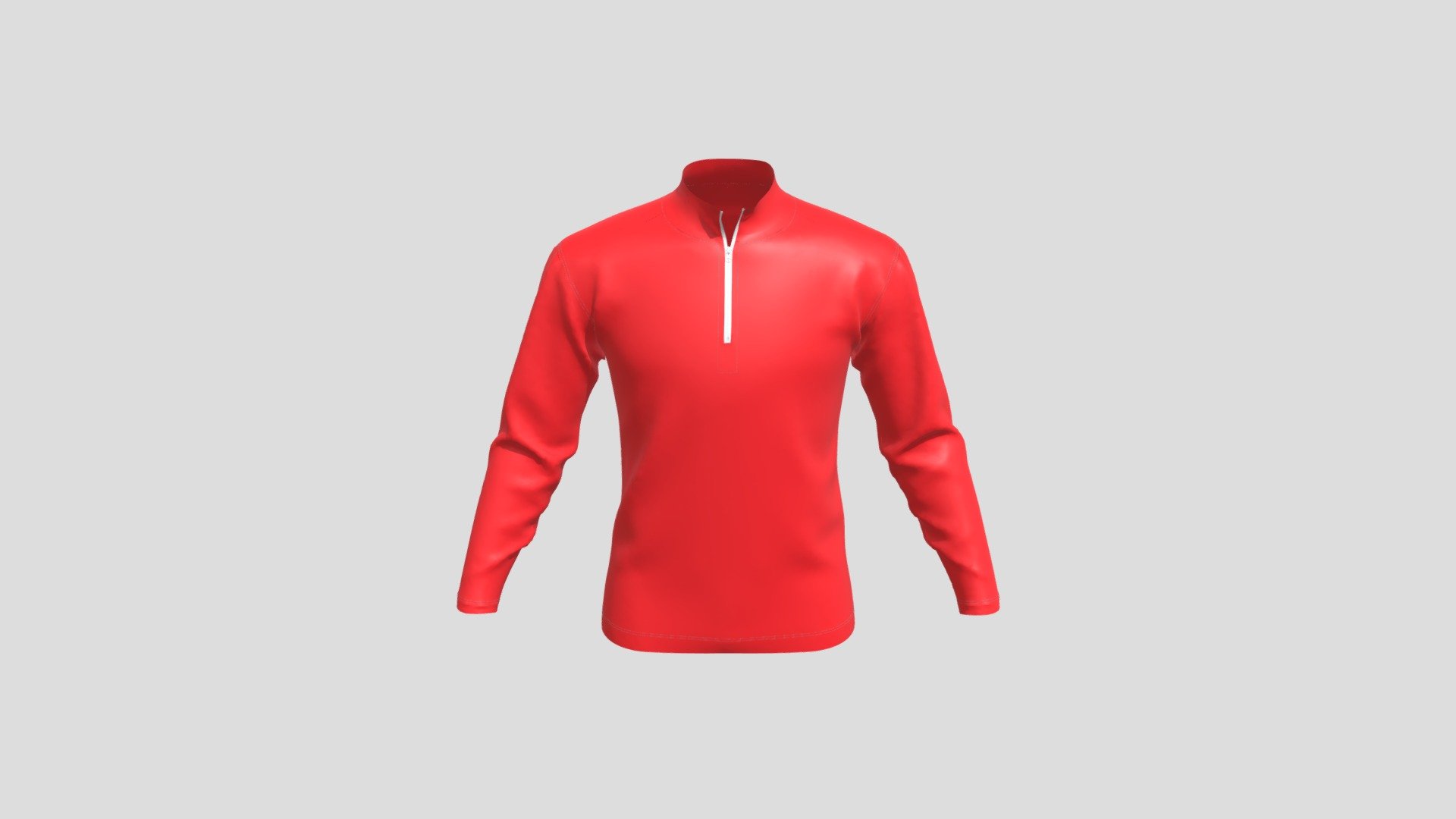 Men's Quarter Zip - 3D model by icassinelli [6b333db] - Sketchfab