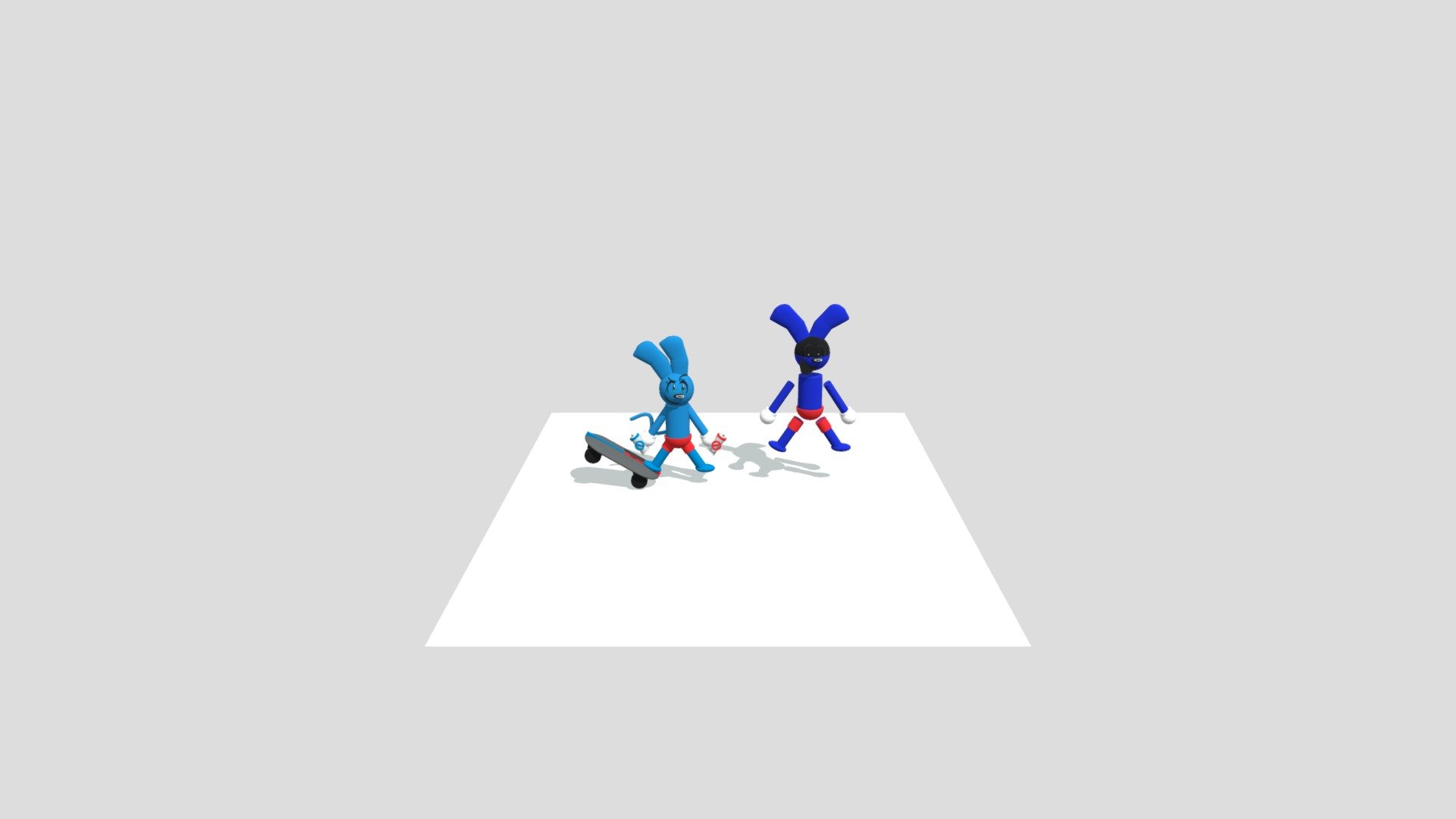 Riggy The Rabbit Monkey - 3D model by beachwaffle (@Jaredsbruh ...