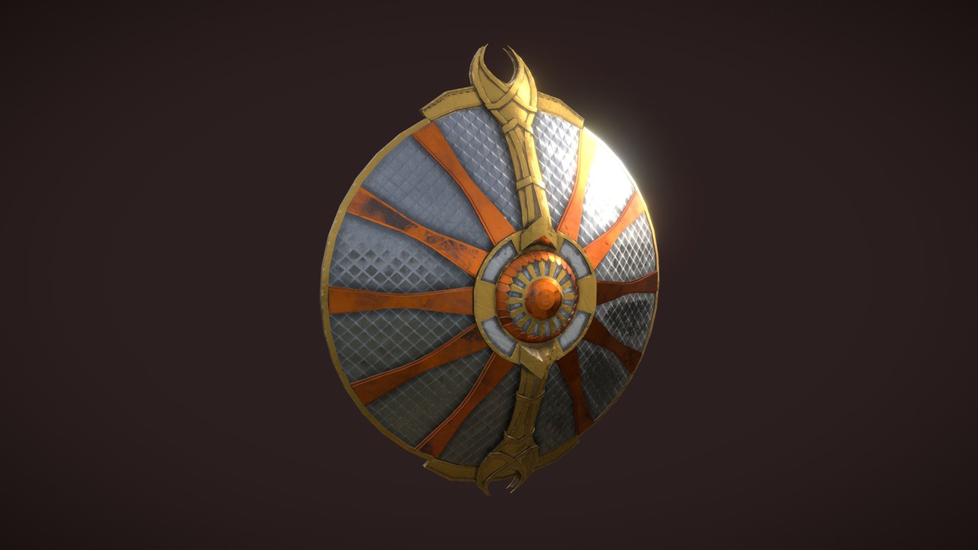 God of war Inspired Shield - 3D model by Matheus "Infinity" Silva ...