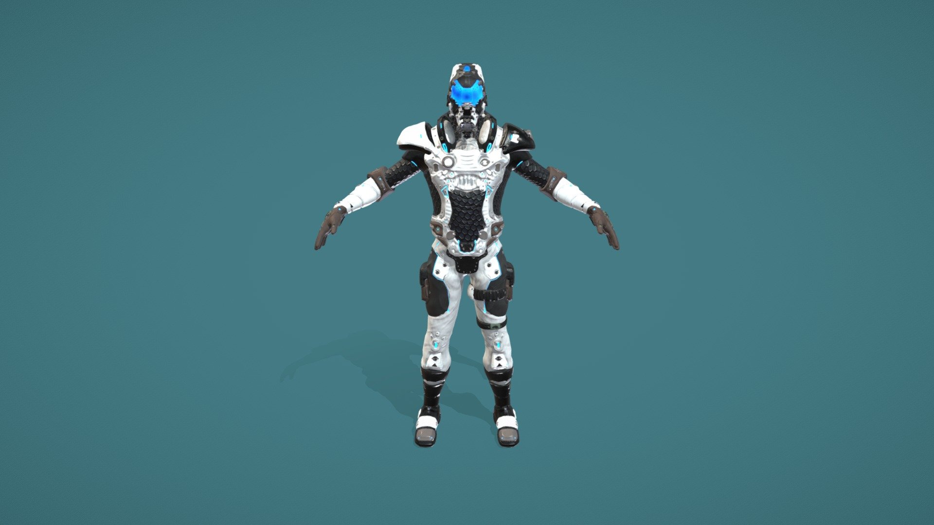 SPACE SOLDAT V2 - 3D model by GODDSICK [6b3731e] - Sketchfab