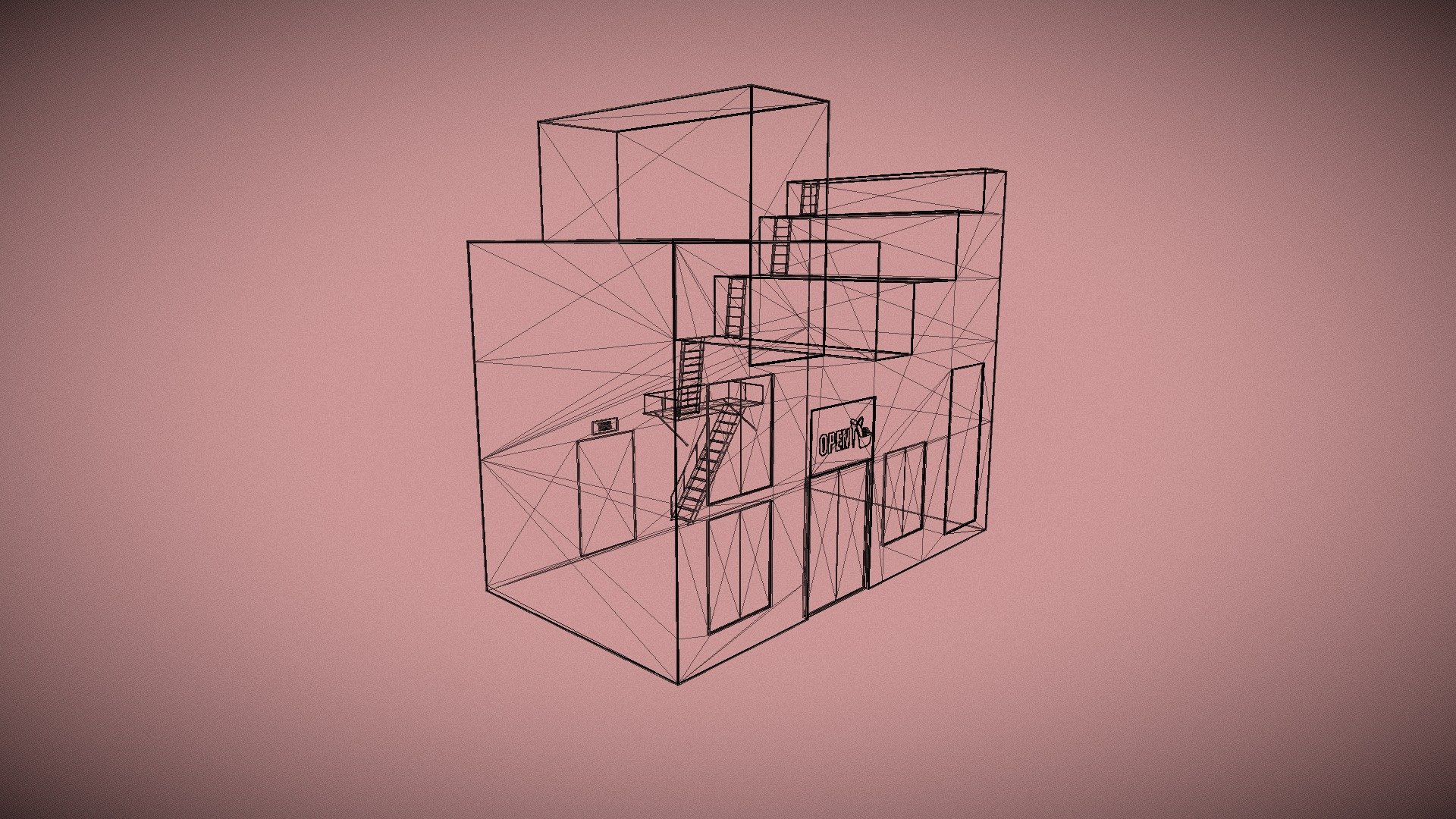 BUILDING - 3D model by ishtiak001 [6b37fc1] - Sketchfab