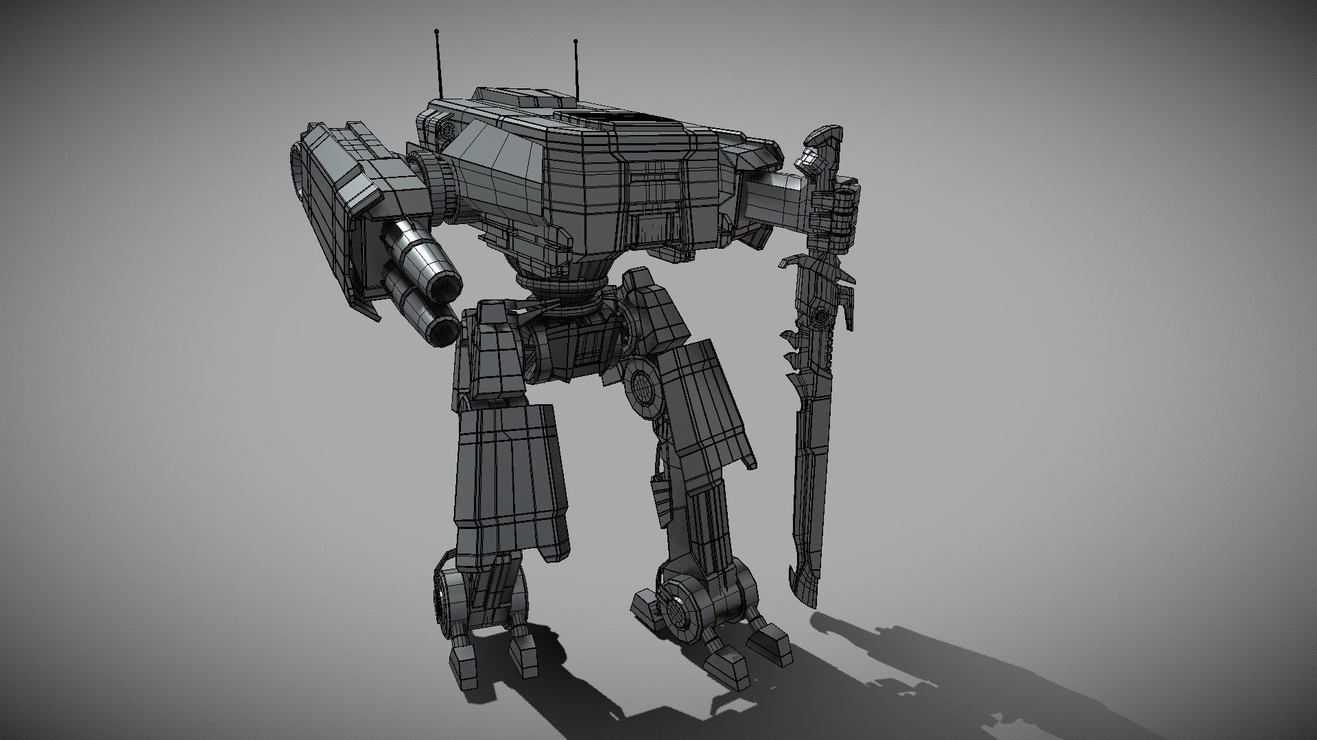 Robot - 3D model by Deepak Thakur (@thakur44698) [6b389ec] - Sketchfab