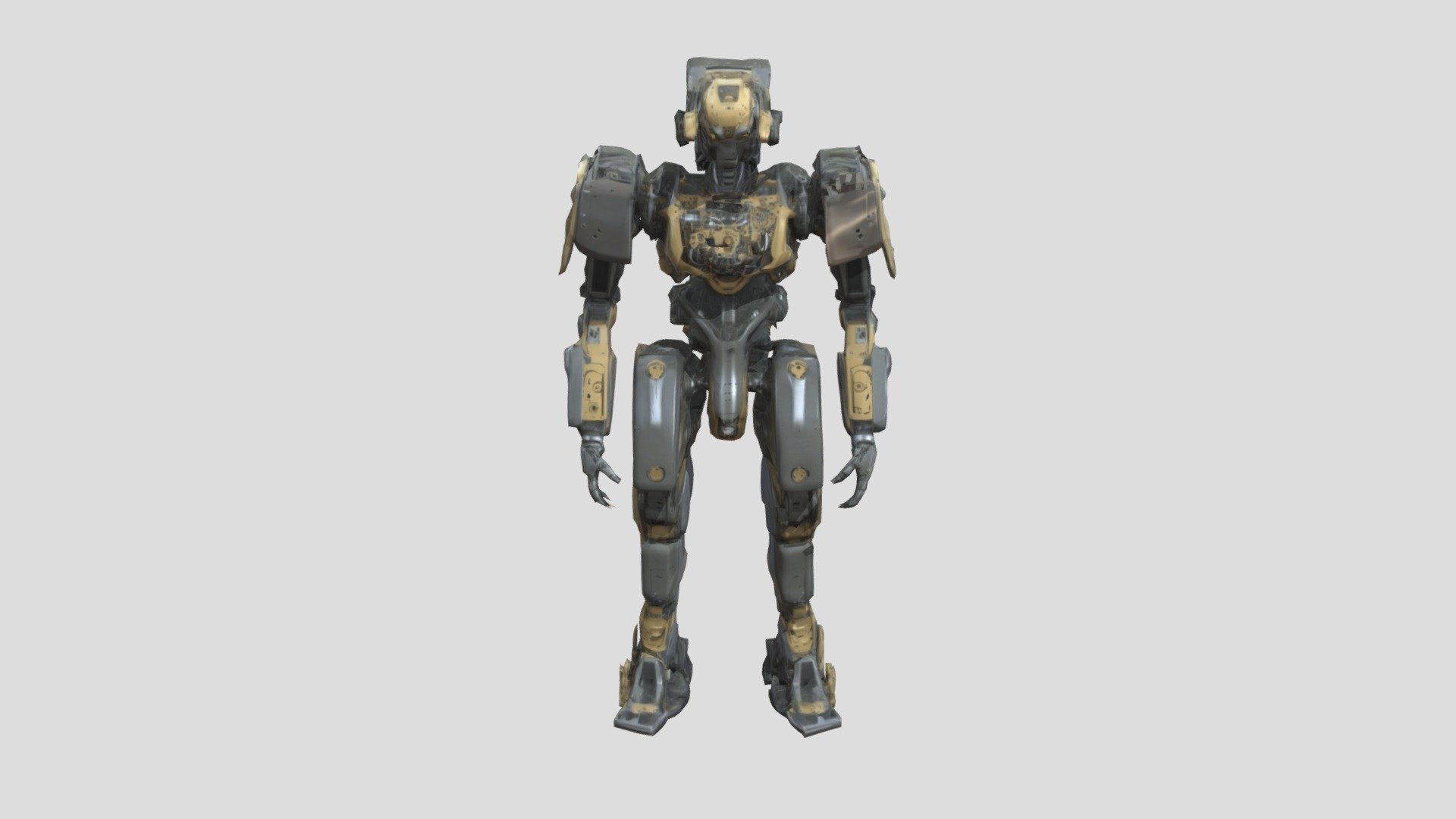 Battle cyber robot - Download Free 3D model by grandleon [6b38f08 ...