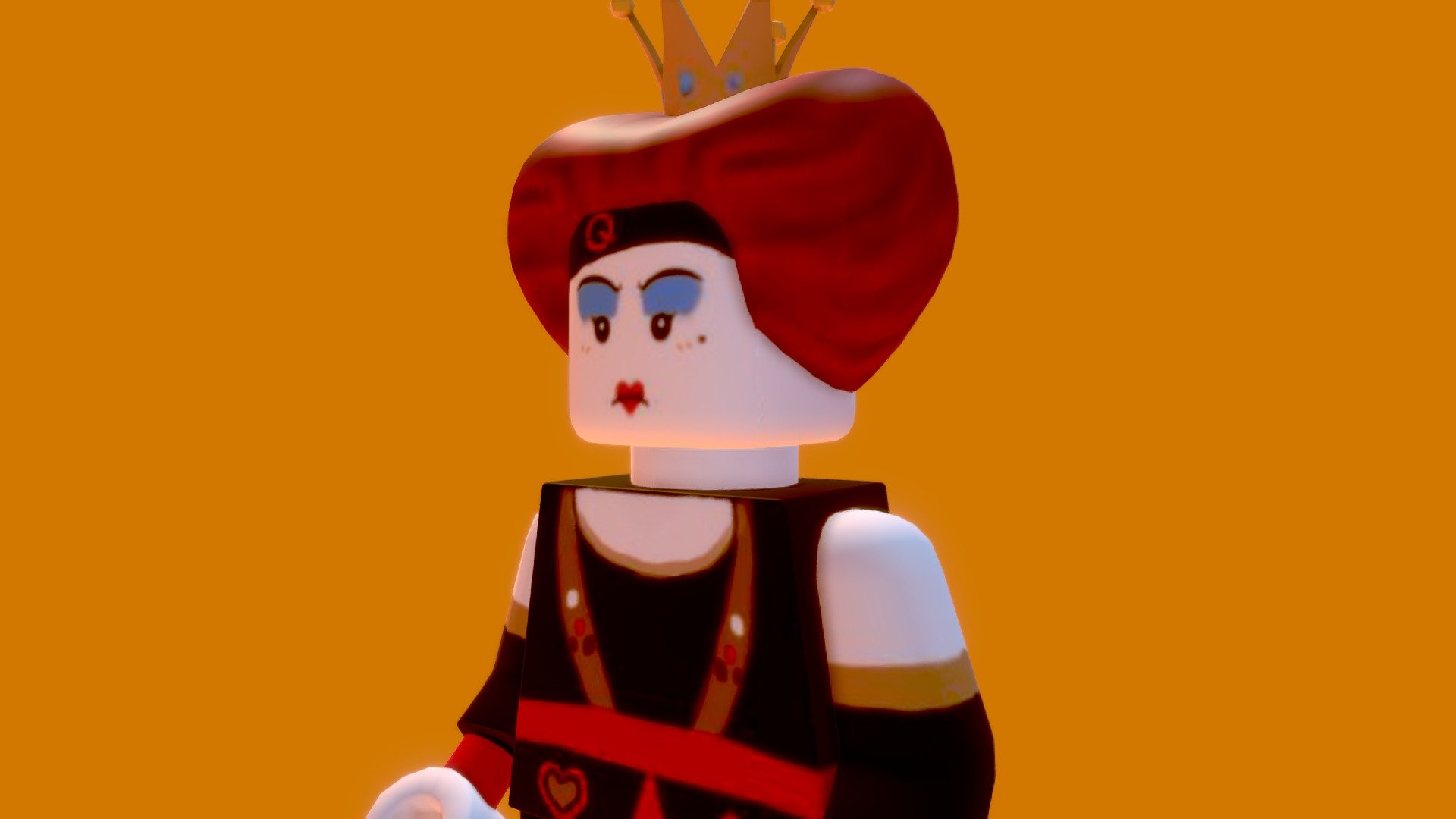 Lego Red Queen - 3D model by Li (@tailoroflight) [6b3a860] - Sketchfab
