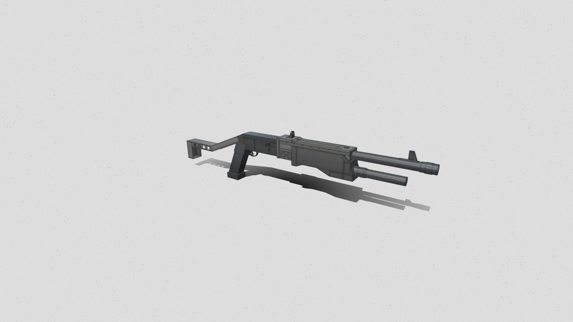 Spas 12 shotgun low poly - Download Free 3D model by myoshi (@myoshi_ua ...