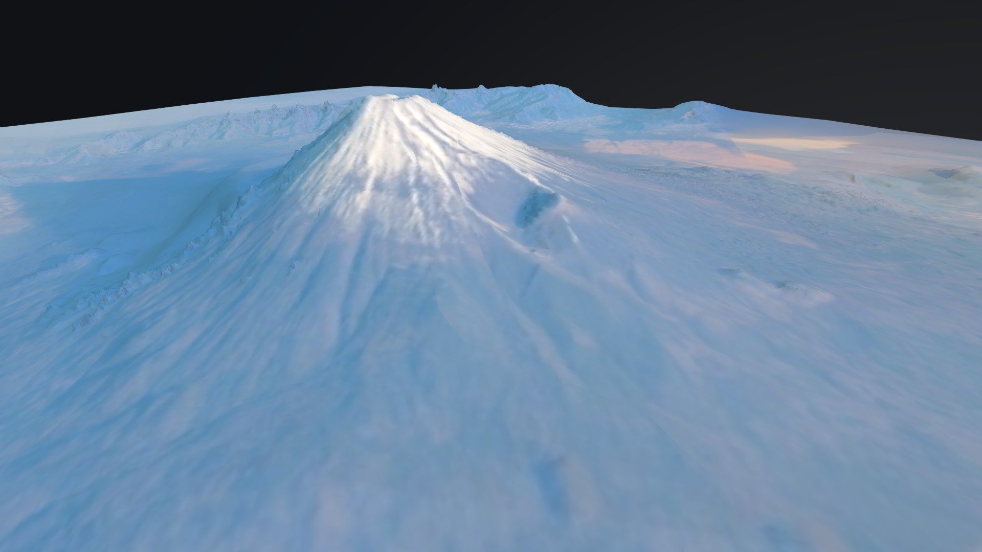 mt fuji from airplane - 3D model by yuichi hayakawa (@yshaya) [6b3d188 ...