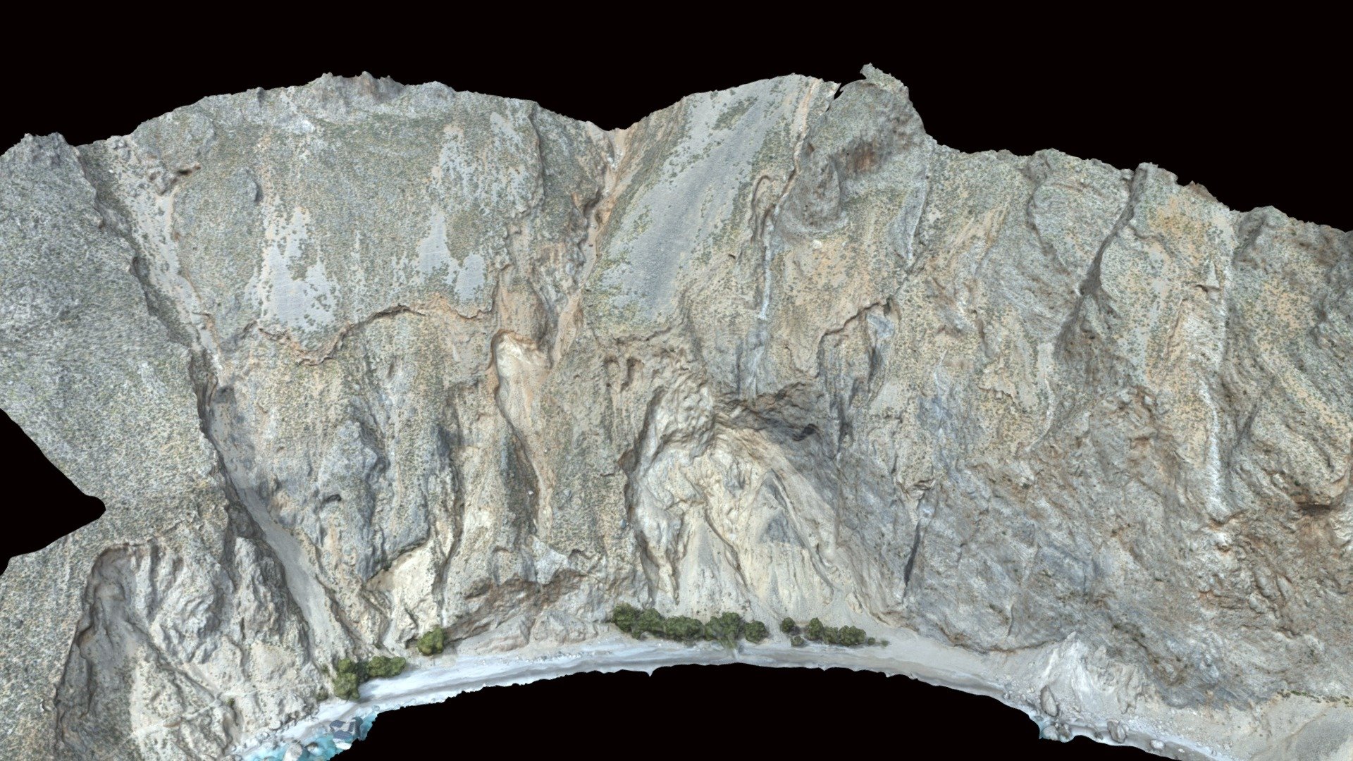 Coastal Cliff Glyka Nera (Crete) - 3D model by observaterre [6b3e271 ...