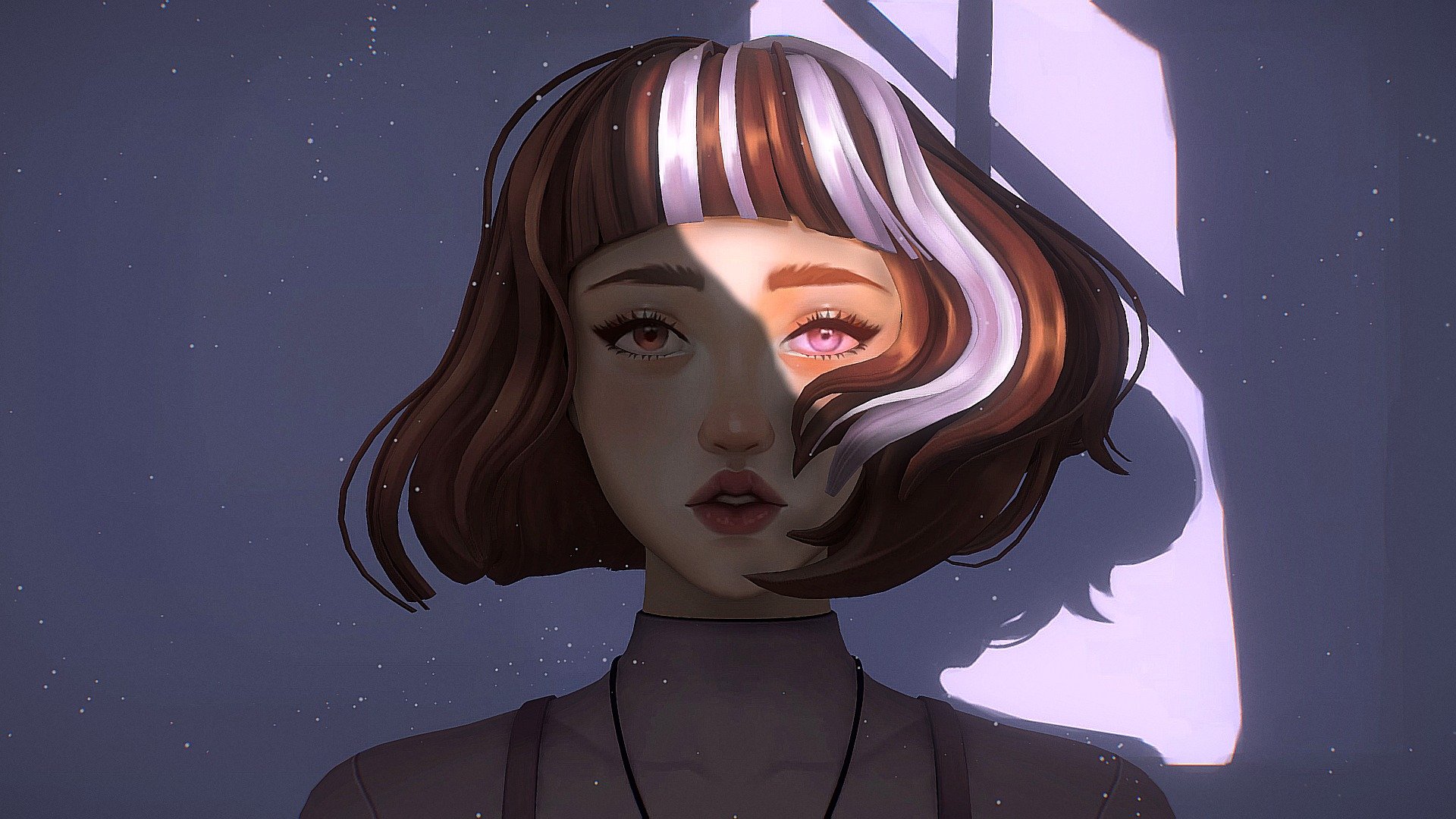 Stargazing through the attic window ☆ - Download Free 3D model by Moon ...
