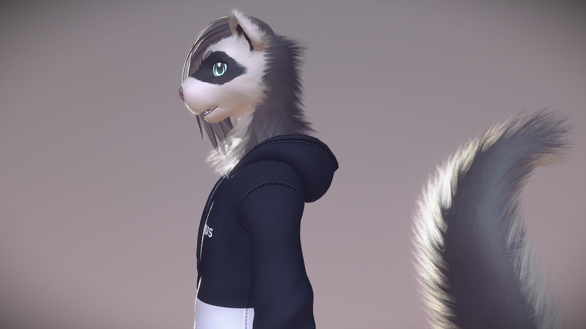 Pockets the Ferret - 3D model by HickySnow (@Hicky_Snow) [6b3f47a ...
