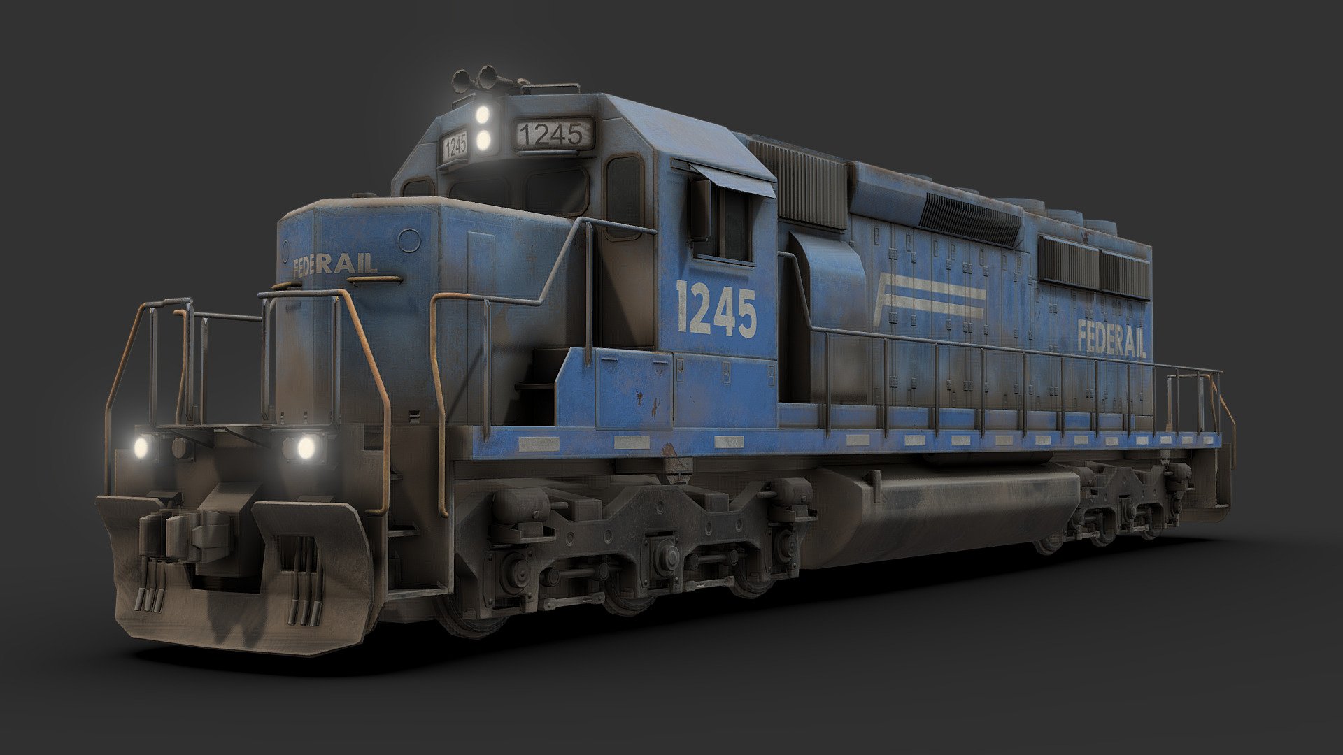 SD40-2 Diesel Locomotive - Buy Royalty Free 3D model by Renafox (@kryik1023) [6b3f7ae ...