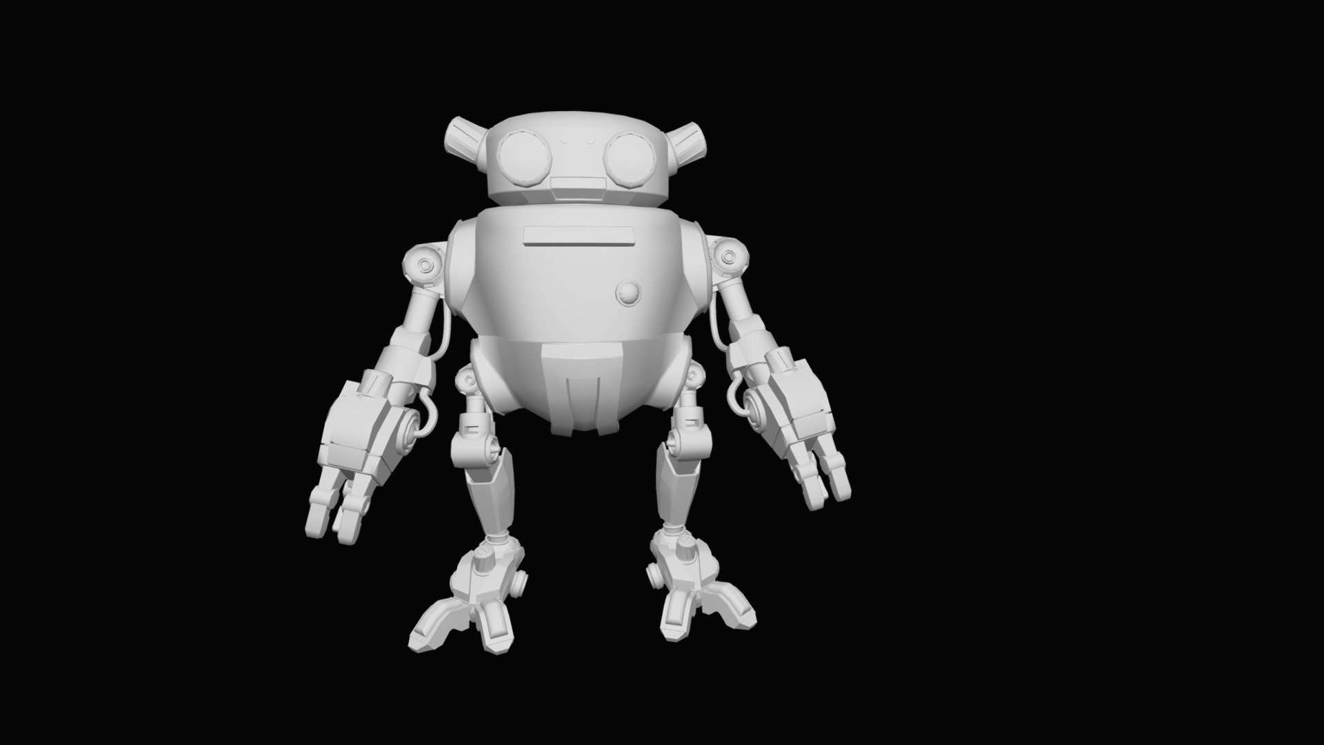 little robo - 3D model by Aminur Rahman (@Aminurrahman) [6b40052 ...