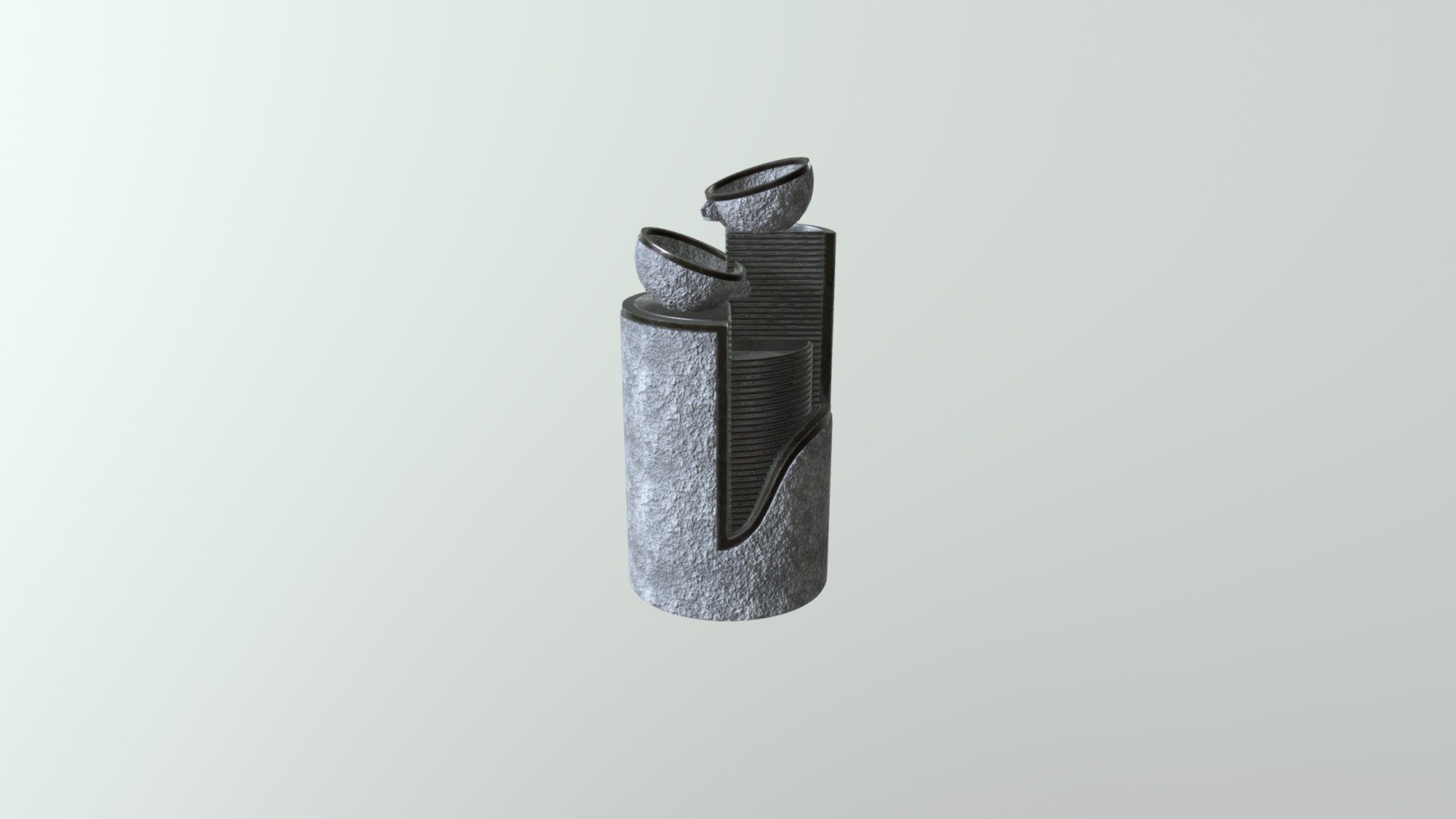 Stone Water Feature - 3D model by GoodallsGraphics [6b41c27] - Sketchfab