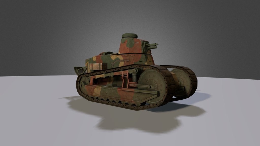 FRENCH TANKS - 3D model by b-dizl [6b422b6] - Sketchfab