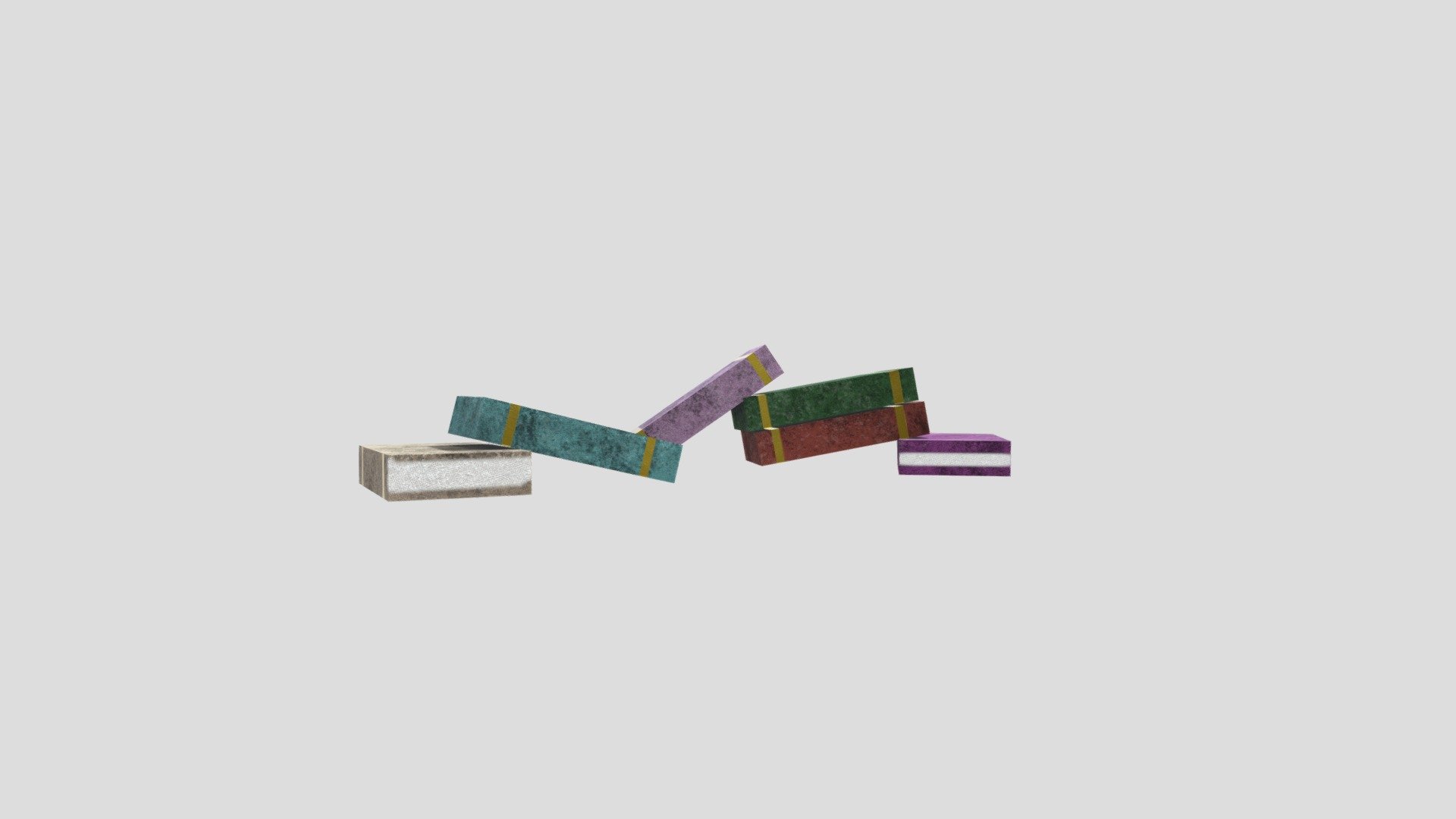 Simple books/Livros Simples - Download Free 3D model by Manoel Messias ...