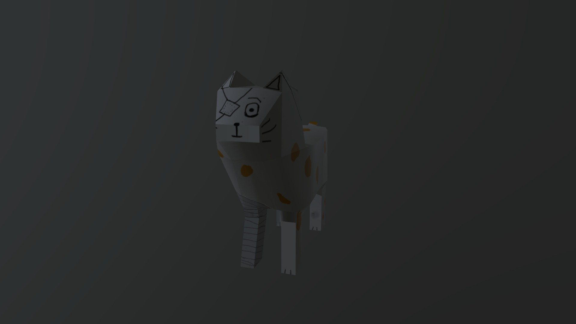 low poly cat2 - 3D model by Moon_4l [6b445dd] - Sketchfab