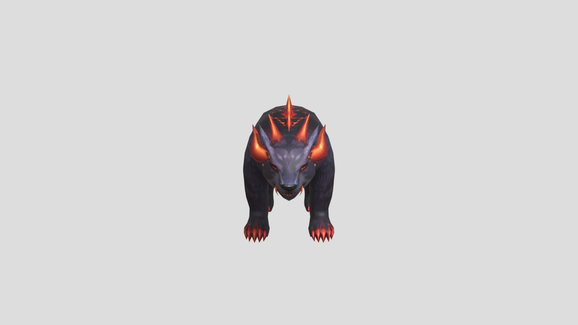 Mob_ Horned Bear_ Wild_ Eclipse King's raid - Download Free 3D model by ...