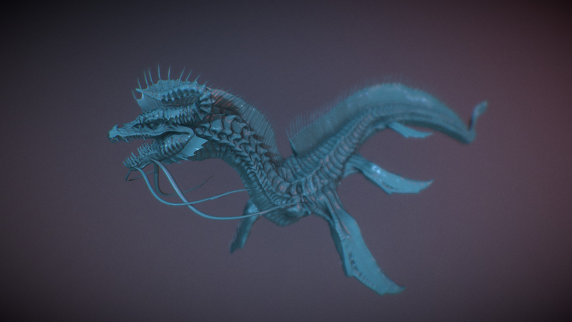 Sea Serpent - 3D model by Evan Tortorelli (@tortorellie1) [6b4701b ...