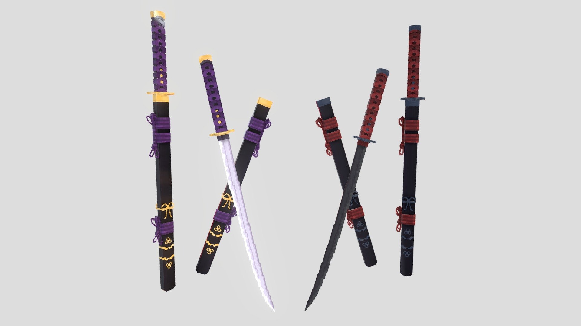 [ Update ] Item : Katana - 3D model by iJUNE [6b48ffd] - Sketchfab