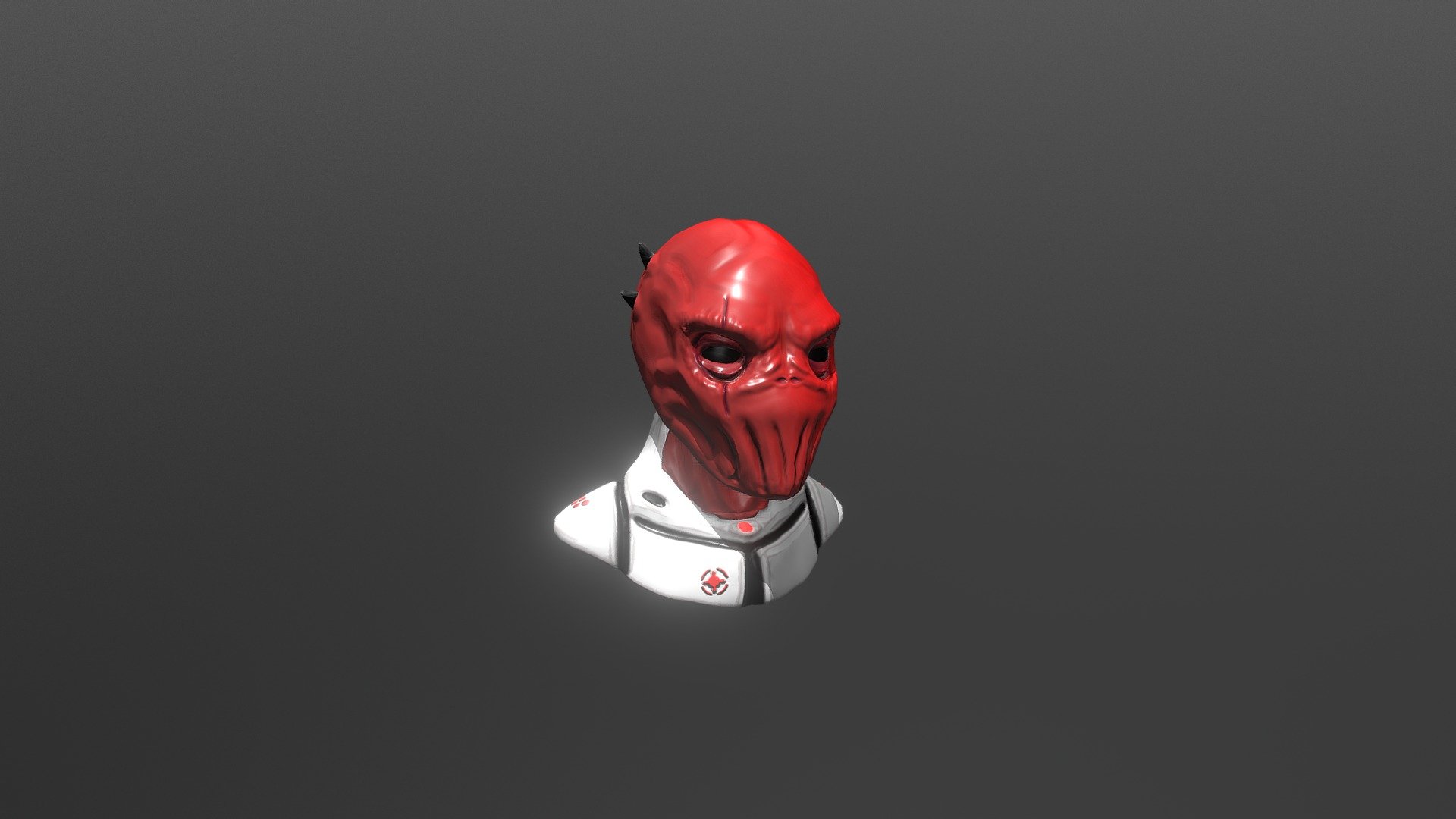 Alien Bust - 3D model by jorge_peral [6b4938b] - Sketchfab