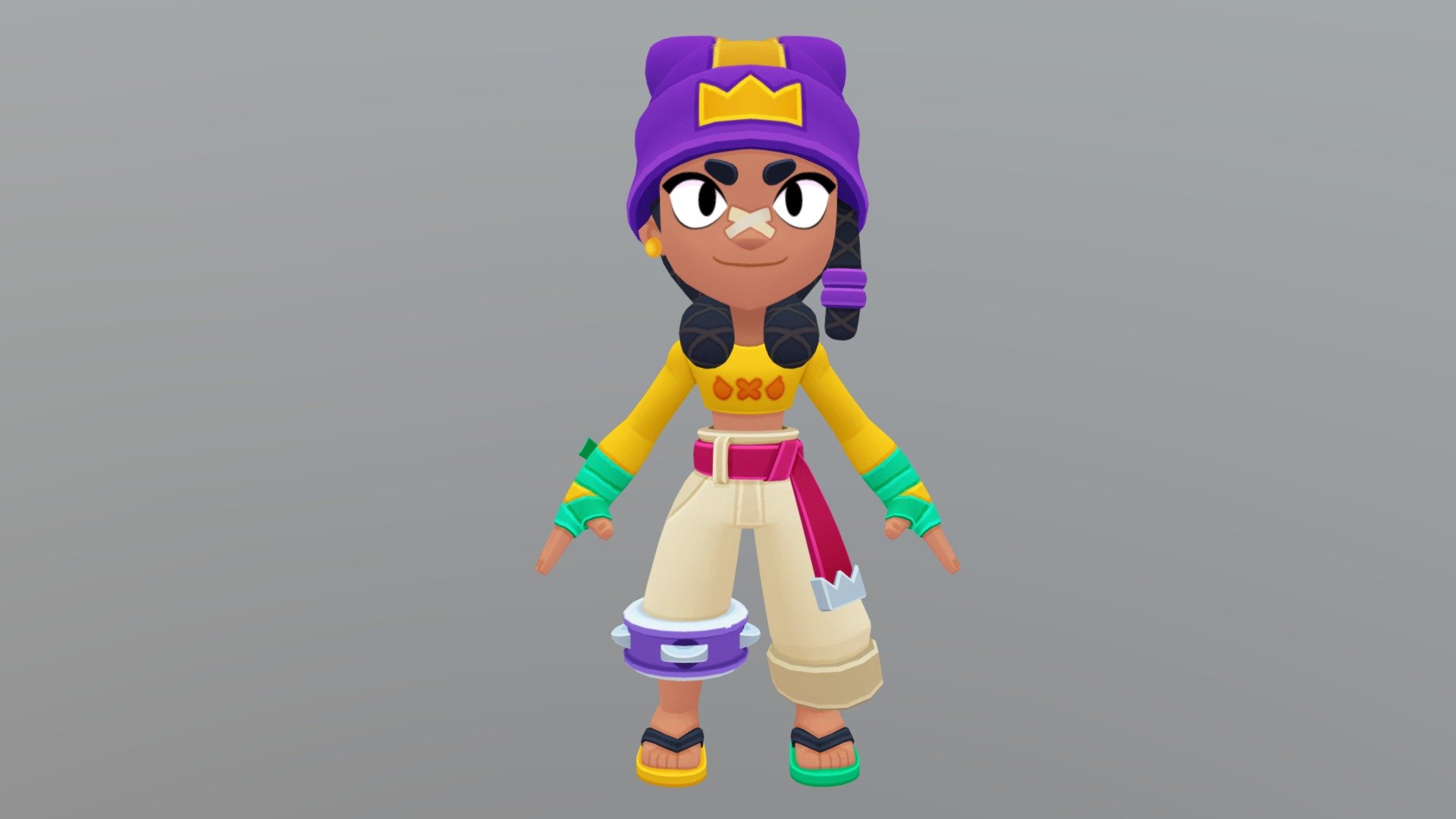 Mina Brawl Stars 3d Model (Fixed) - Download Free 3D model by Jogan ...
