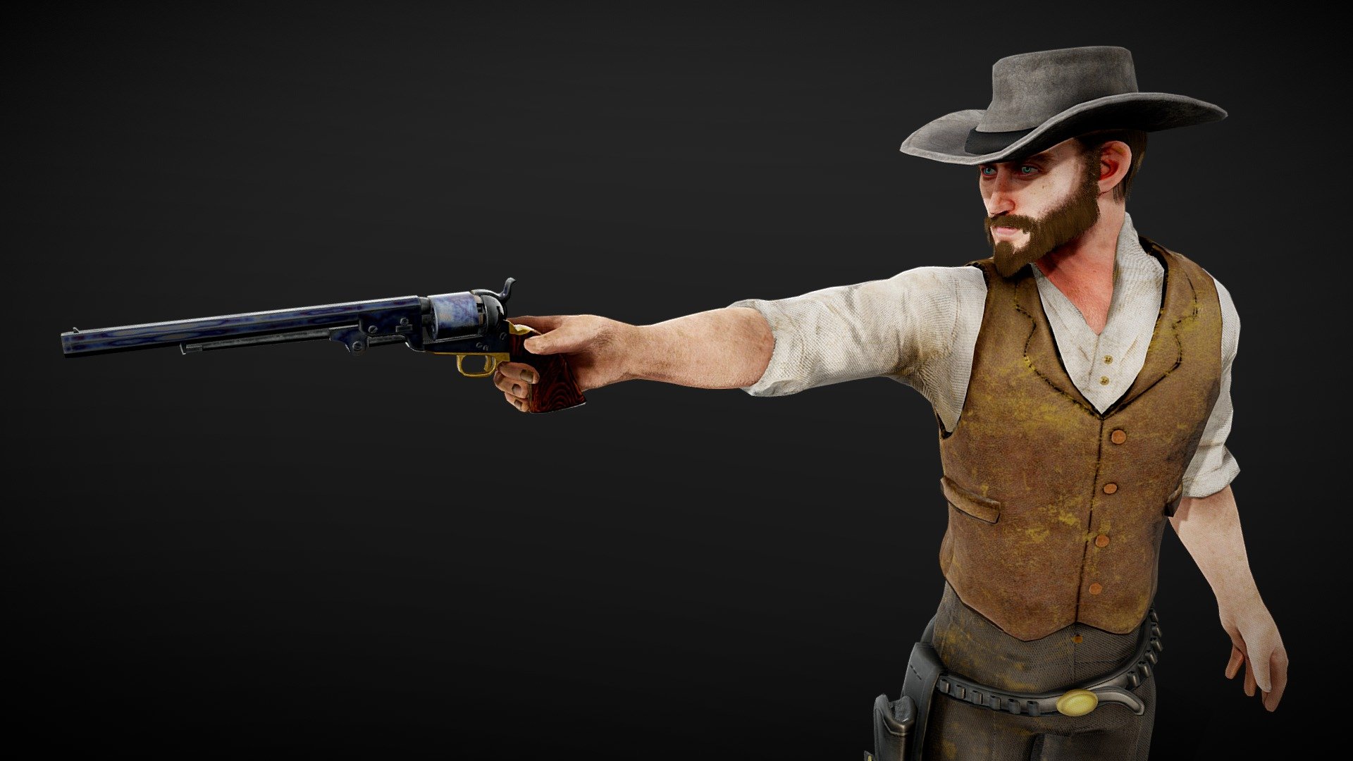 Cowboy Jack - 3D model by Rhett Wimmer (@Pavus_The_Pug) [6b4a051 ...