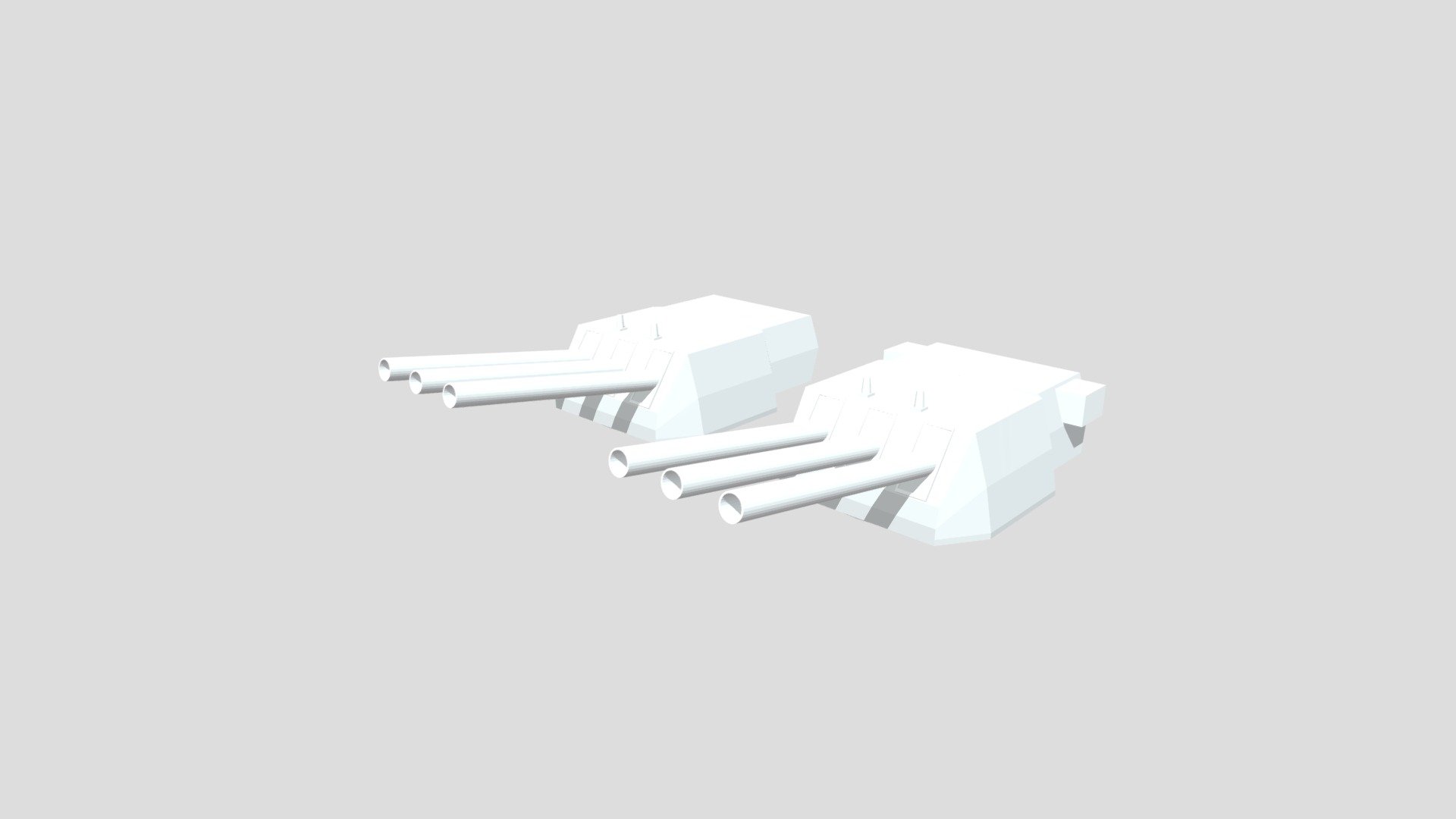 Ship Main Battery Gun - Download Free 3D model by MIDNIGHT_WARFARE ...