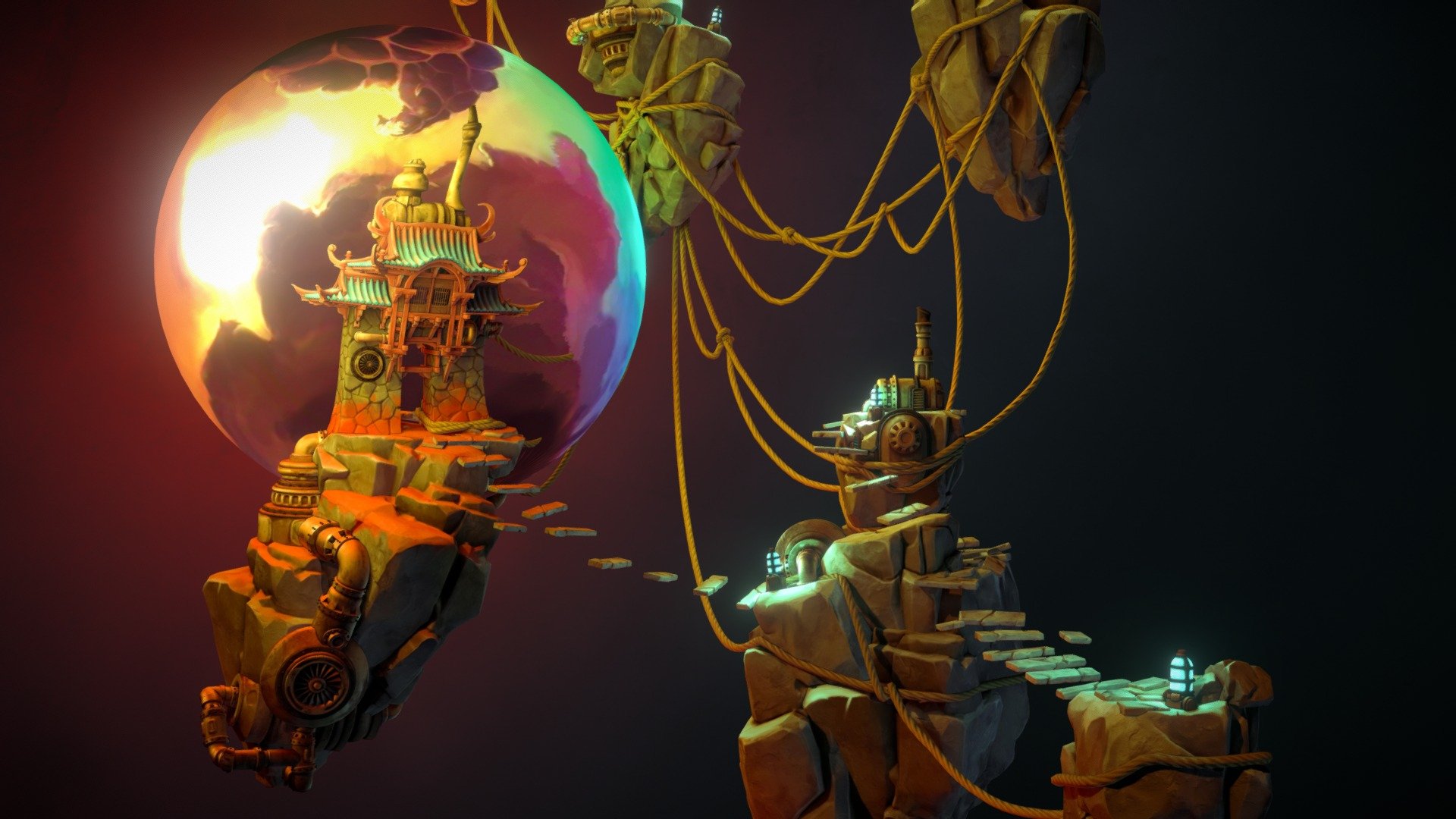 The Last Stronghold (animated) - Download Free 3D model by Conrad ...