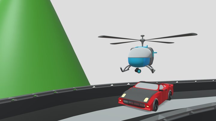 Helicopter-3d 3D models - Sketchfab