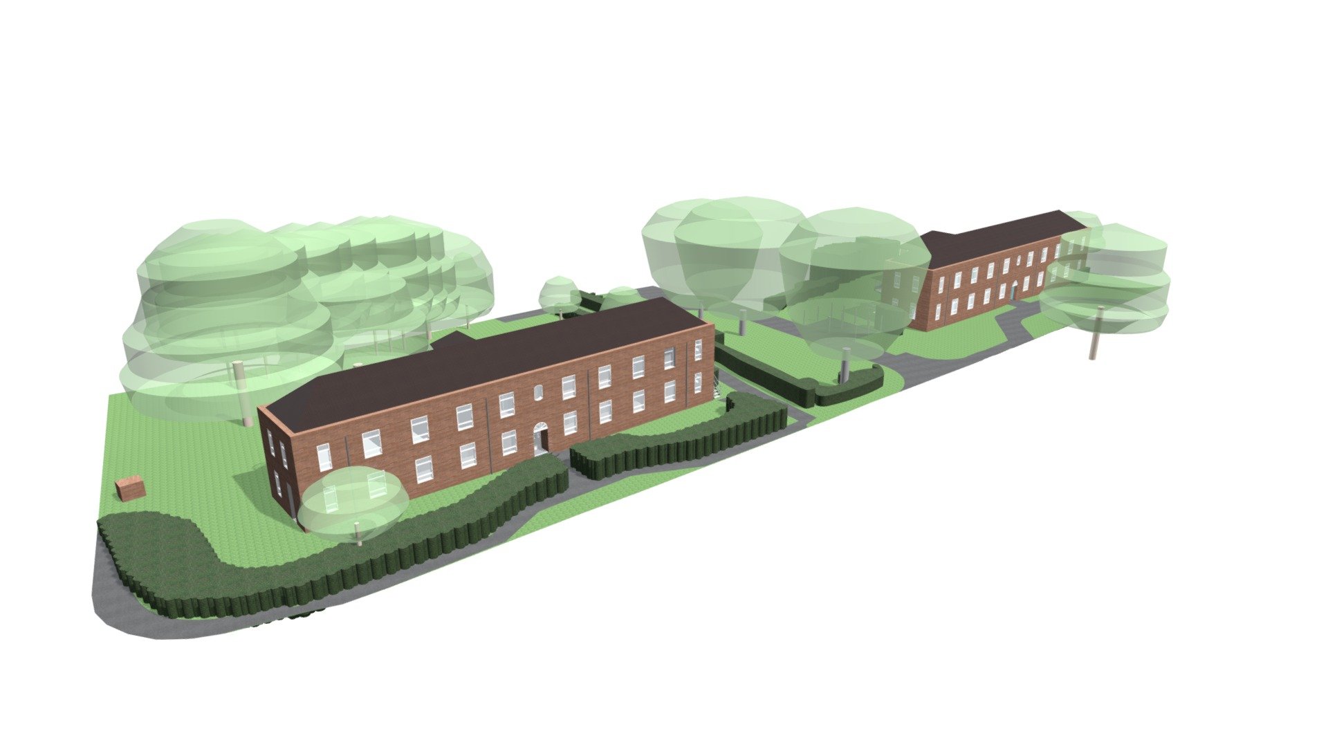 Harwell Campus - 3D Building Model (E,T) - 3D model by SIAD Studio ...