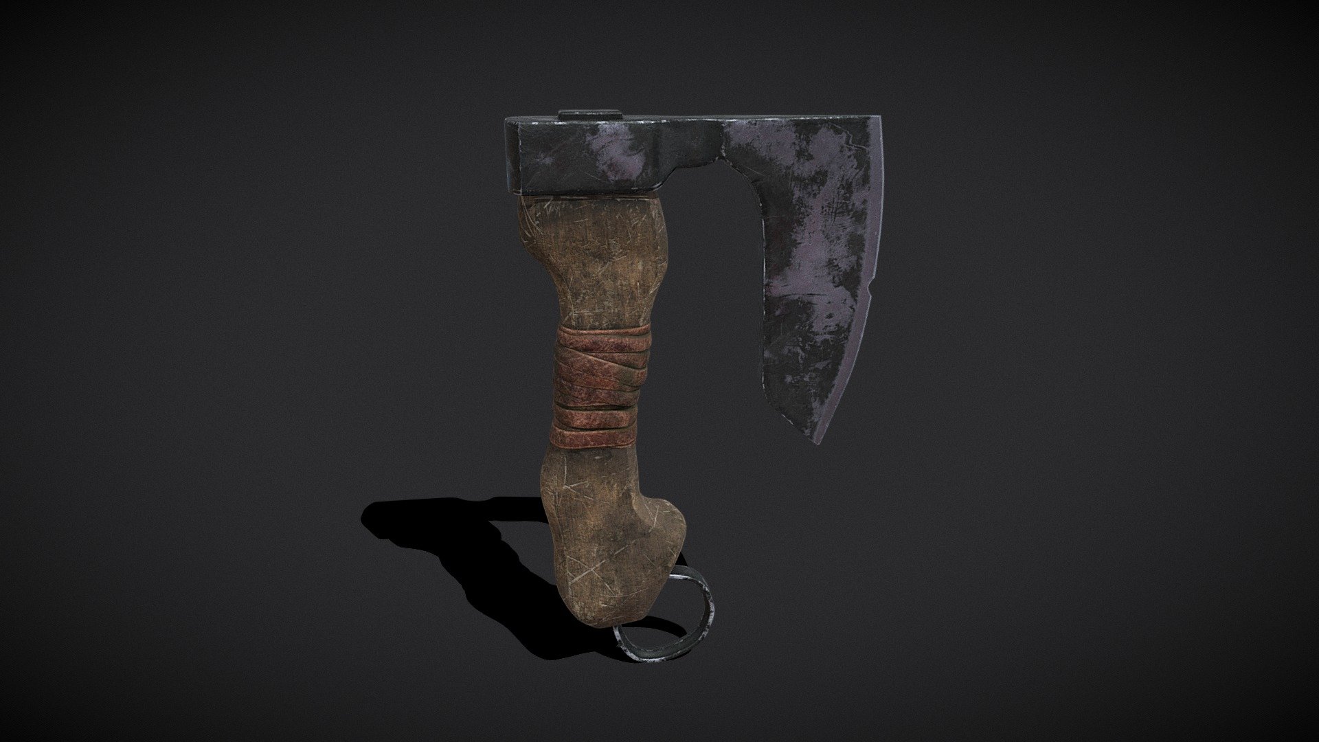 Mini Bearded Hand Axe - Buy Royalty Free 3D model by ...