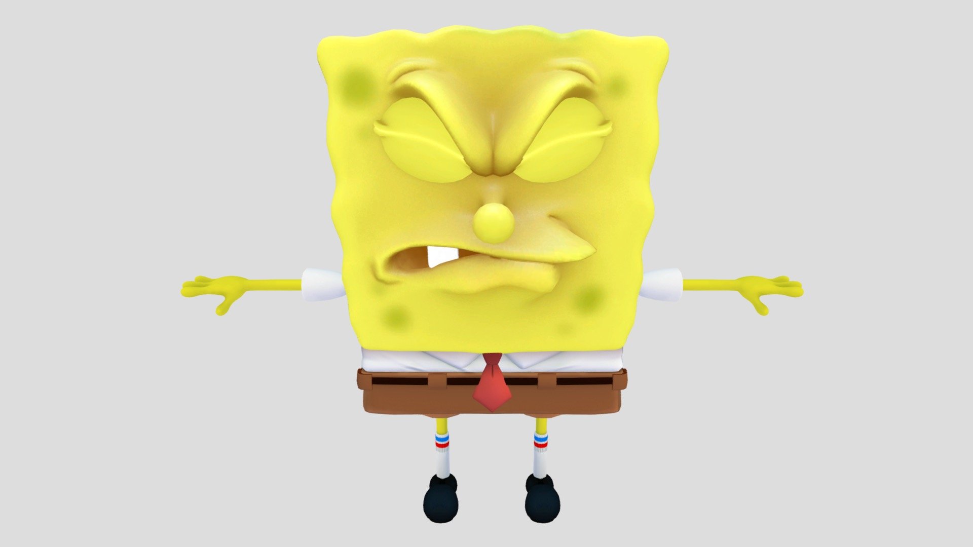 NASB 2 - Spongebob Angry 1 - Download Free 3D model by SMF Features ...