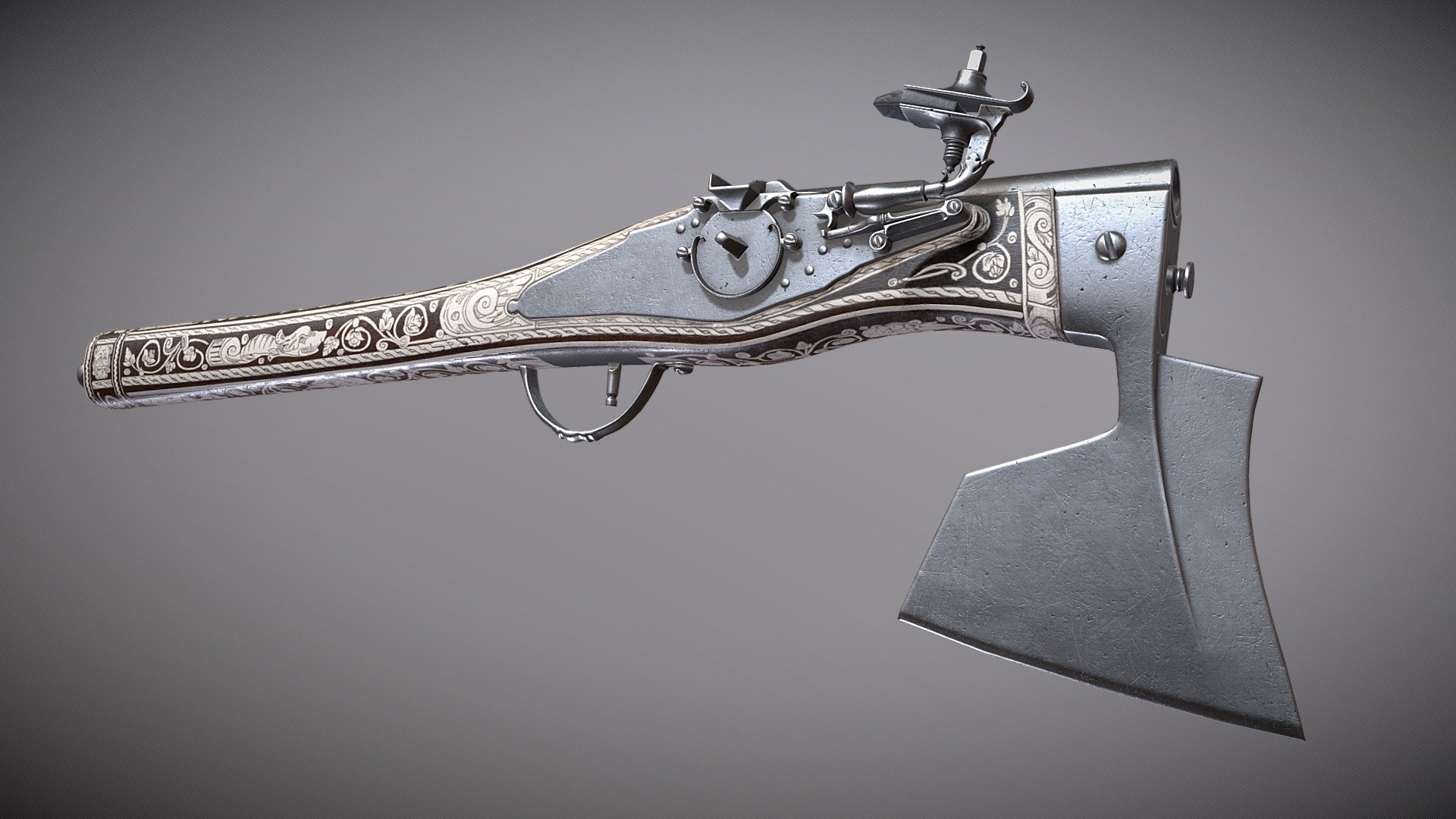 Shooting ax - Buy Royalty Free 3D model by Wallerion [6b4ff79 ...