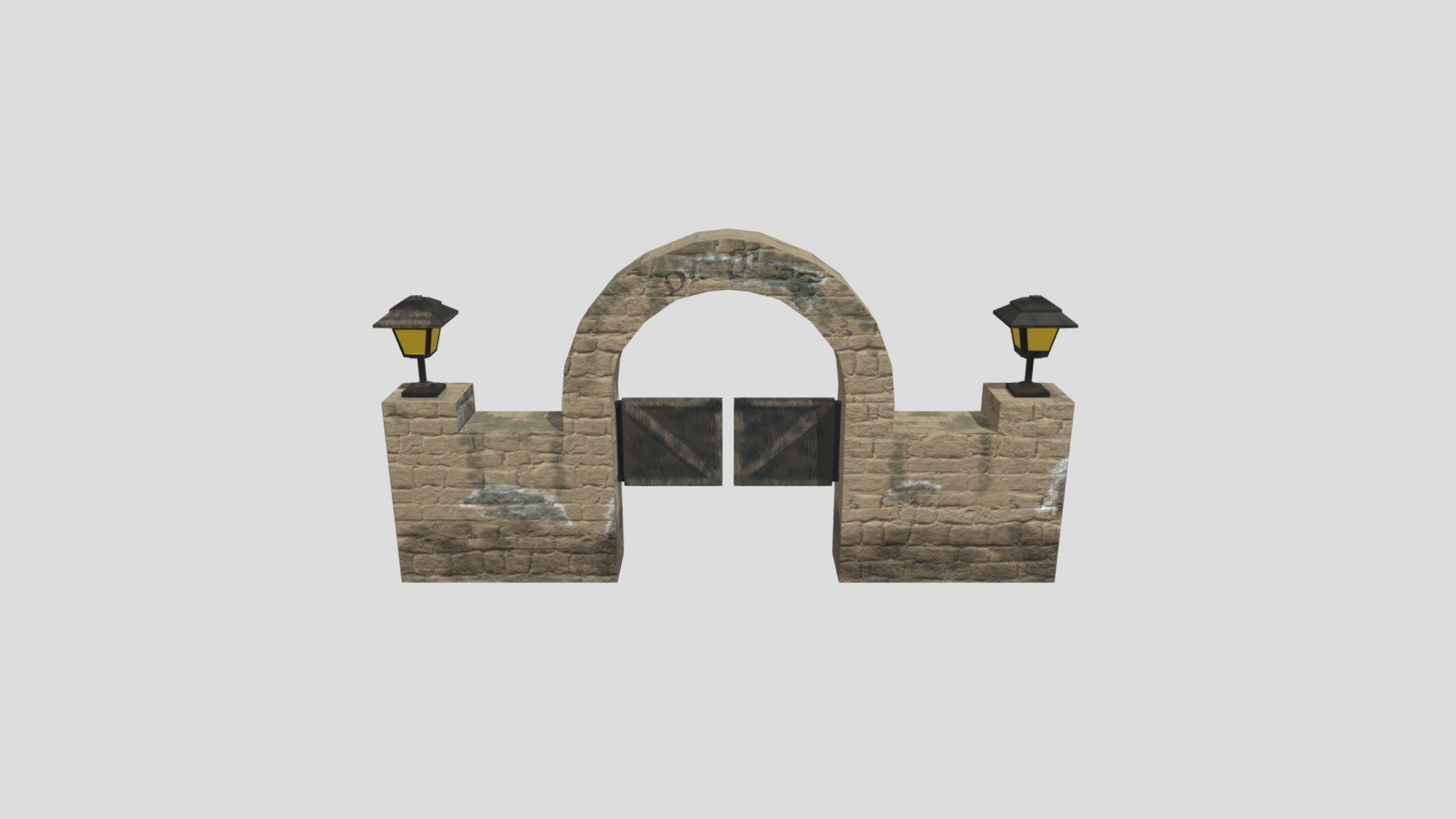 My Main Gate - Download Free 3D model by Mpolfer27 [6b50262] - Sketchfab