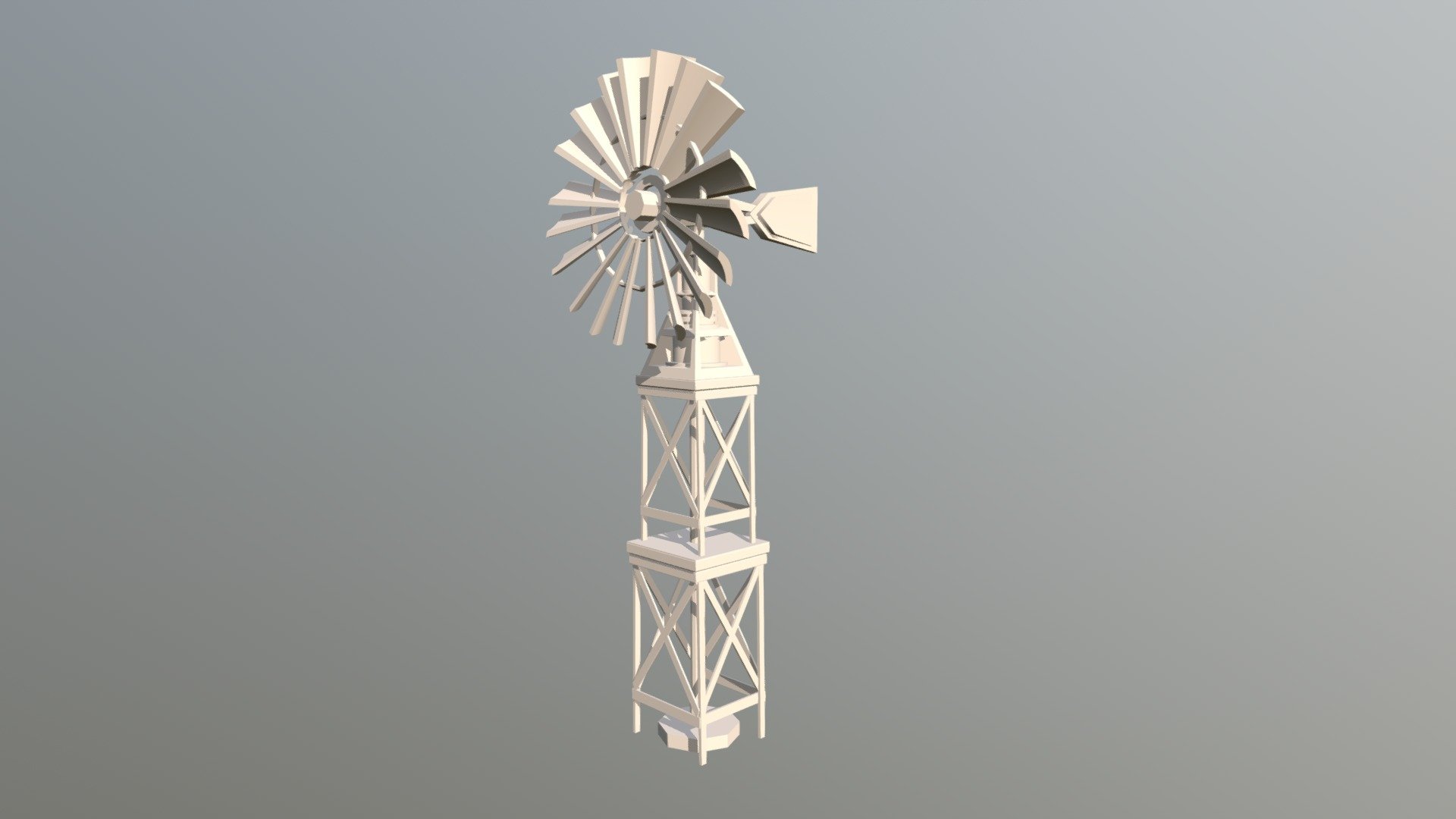 low poly ranchers Windmill - 3D model by max51096 [6b504a1] - Sketchfab