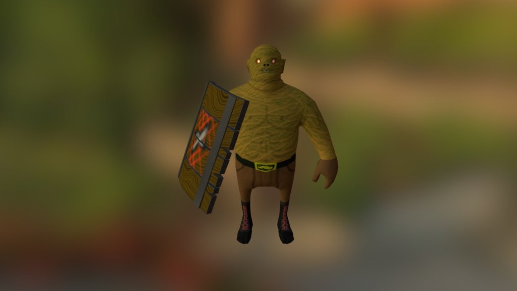 Goblin With Shield - 3D model by William Denton (@wedenton) [6b516dc ...