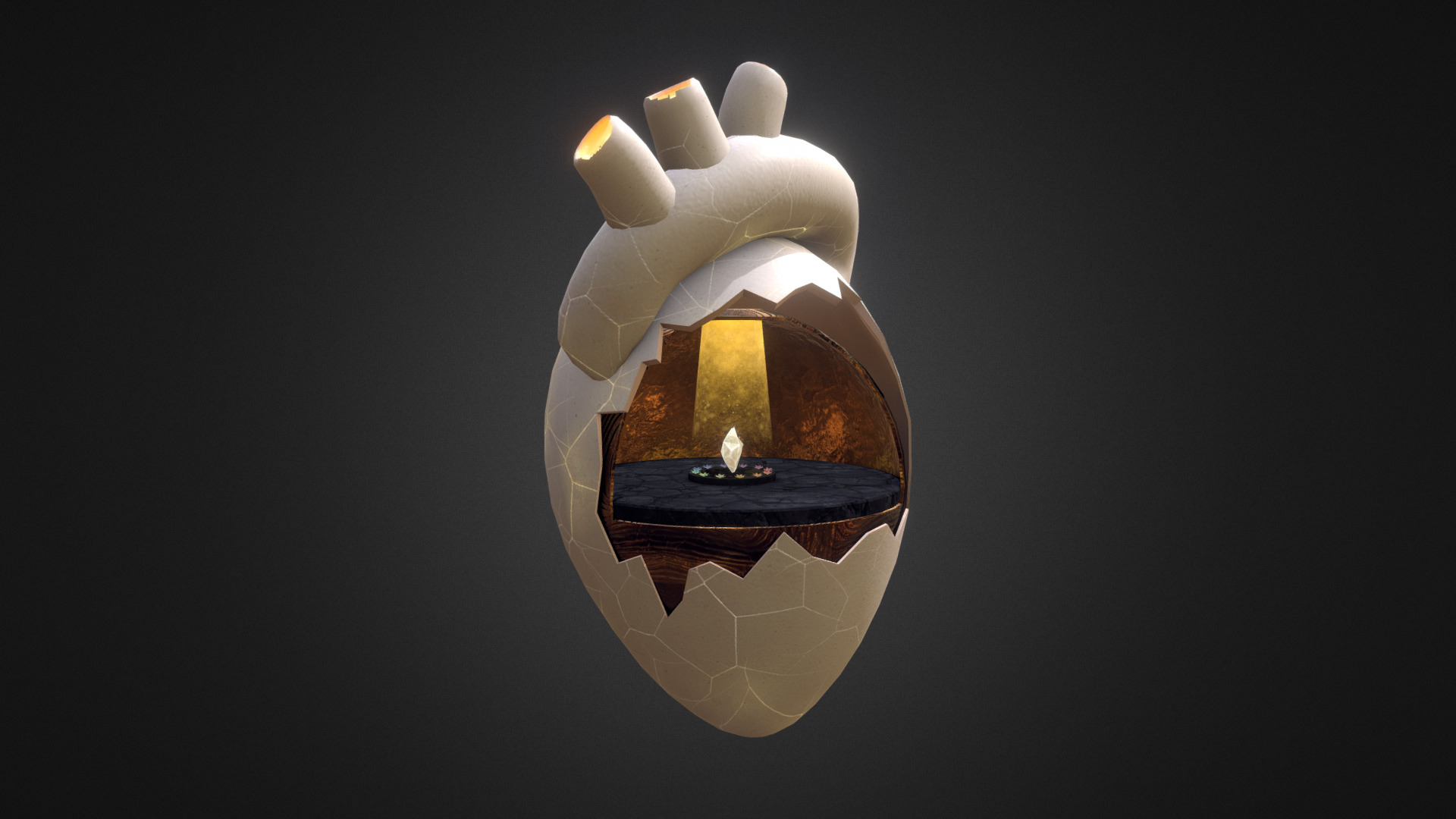 Momo's Heart - 3D model by Olivia Schüssler (@olivesoriginals) [6b534ae ...