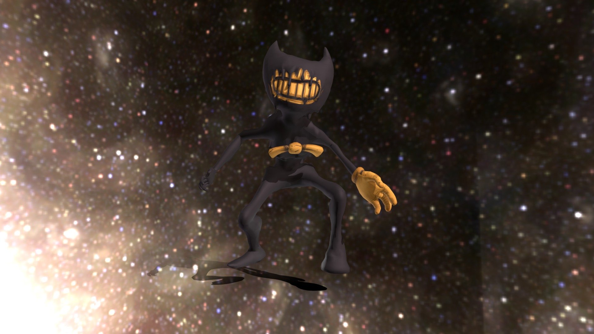 Bendy Horror Skunx Zombie Scream - Download Free 3D model by Edward ...