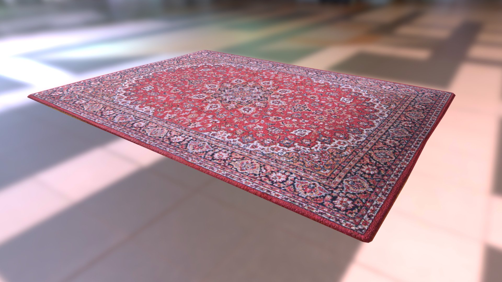 Persian Mat - 3D model by benjaslillastudio [6b54b9c] - Sketchfab