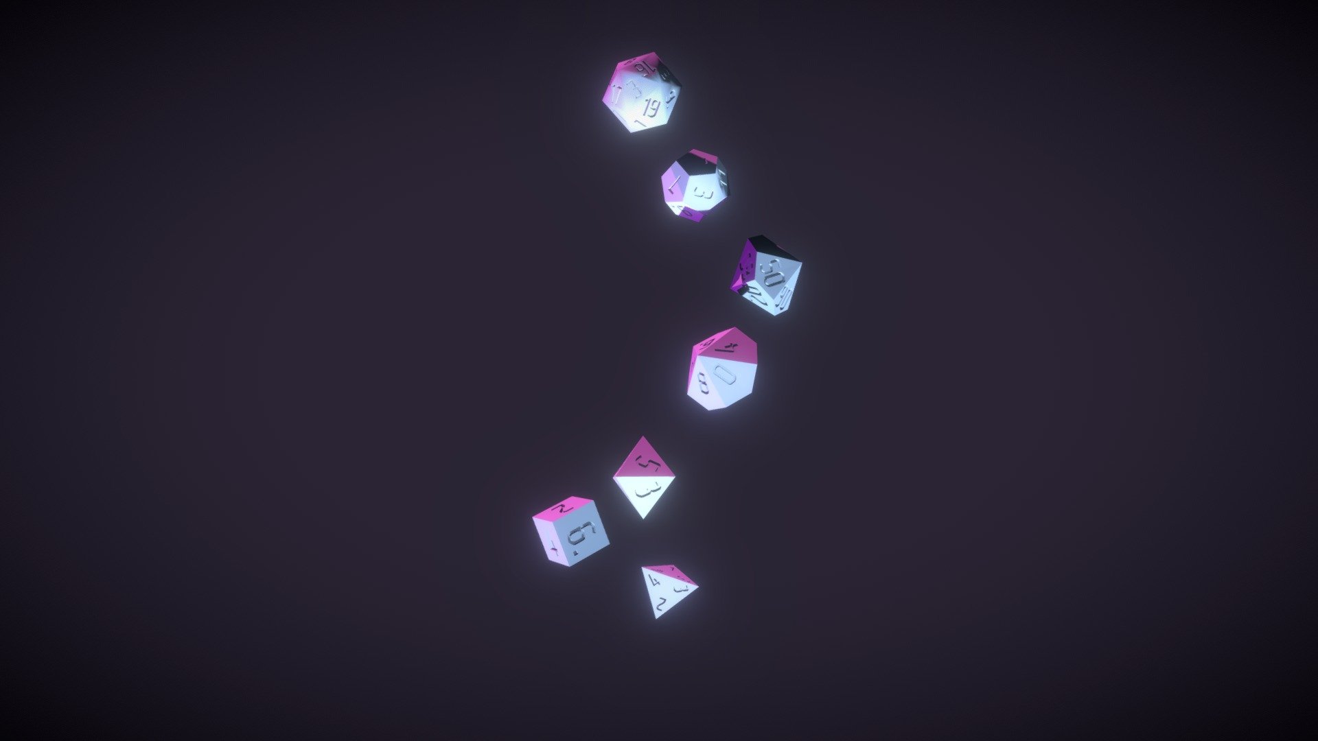 Polyhedral Dice - 3D model by VanishingAge [6b55dfd] - Sketchfab