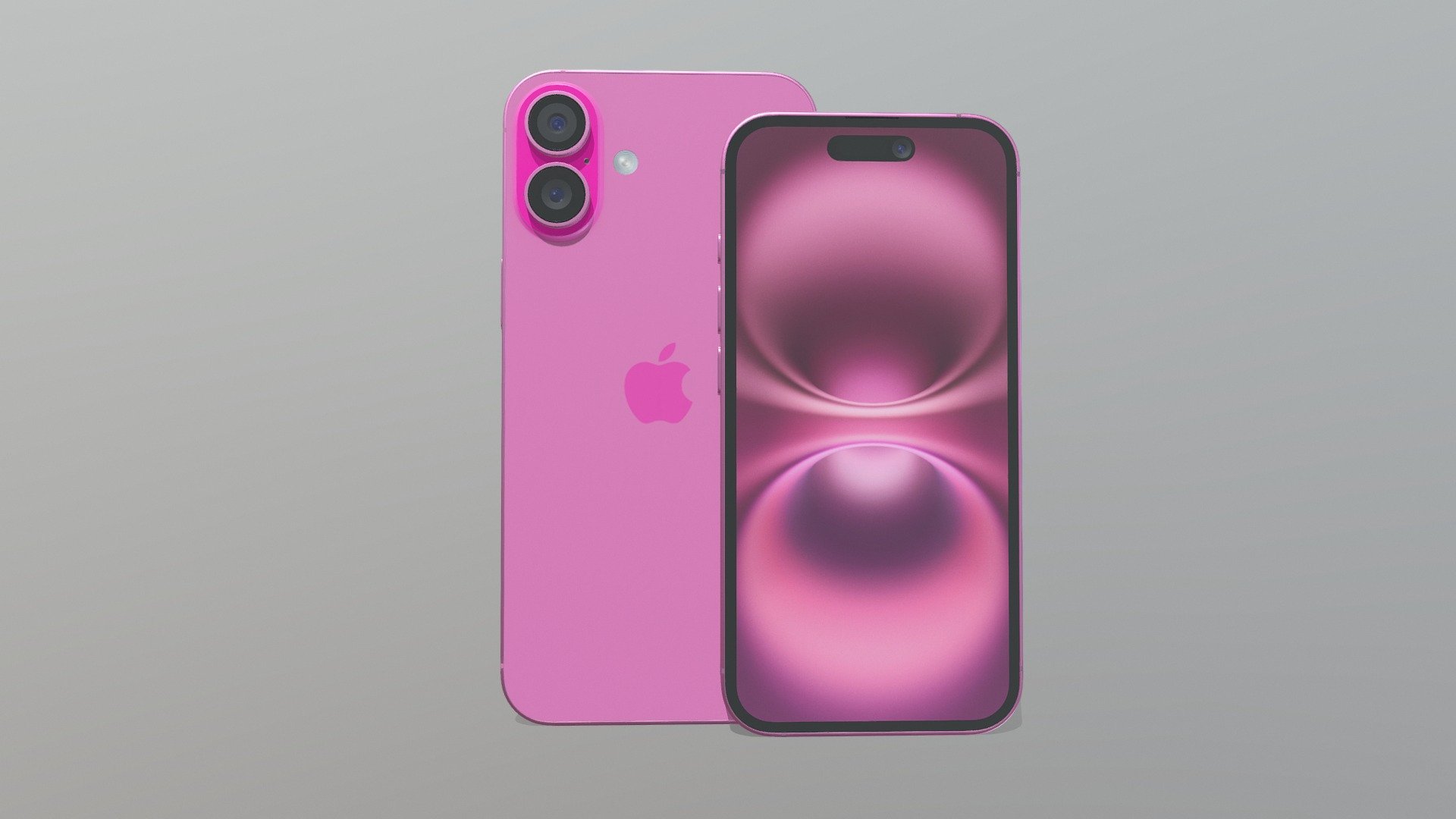 iPhone 16 and 16 Plus Pink - 3D model by JNO_Models (@Jamlnid) [6b58a65 ...