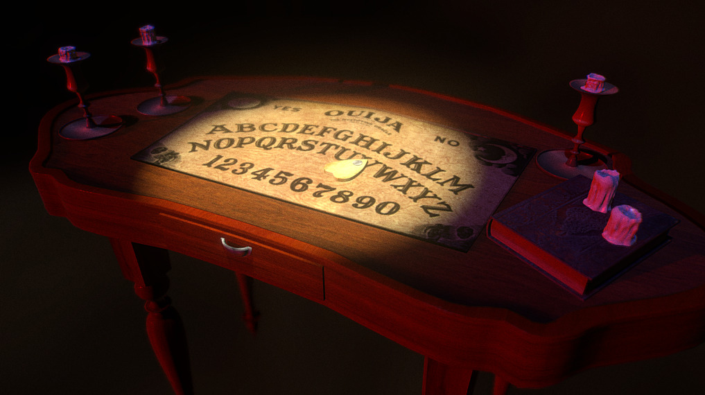 Ouija Table - Download Free 3D model by forthefuture [6b59cac] - Sketchfab