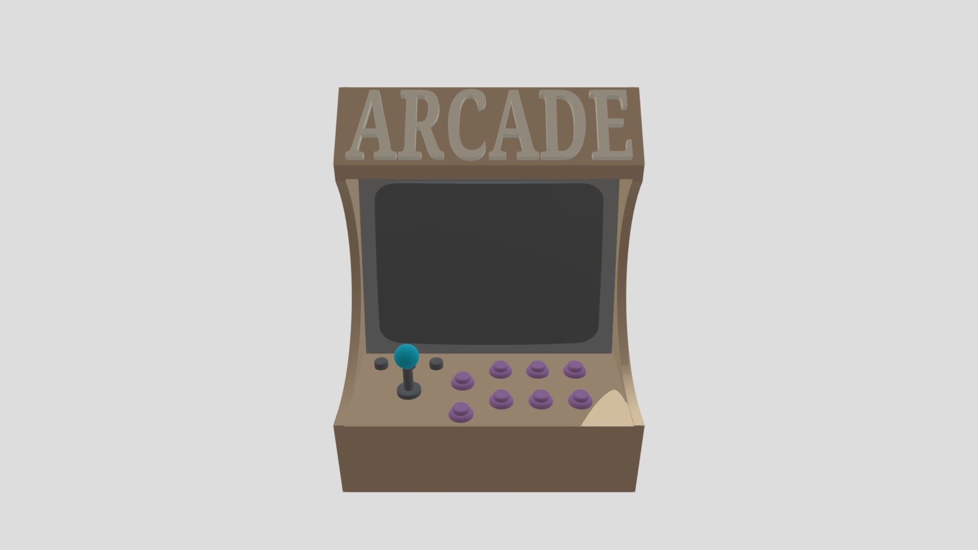 Arcade Cabinet - Download Free 3D model by Admiora 3D (@admiora ...