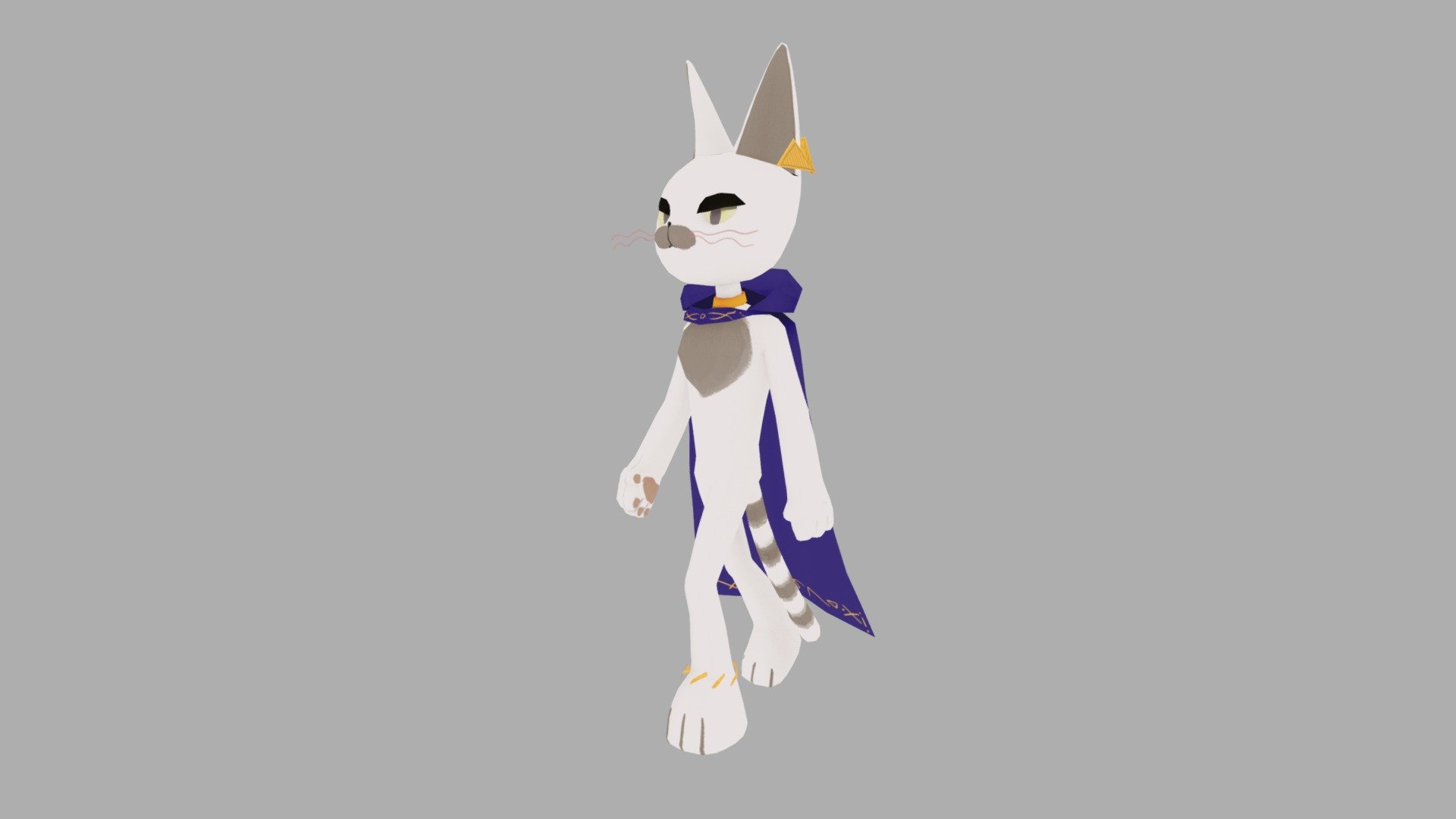 MagicCat_walking - 3D model by june wu (@jennywu0716) [6b5a665] - Sketchfab