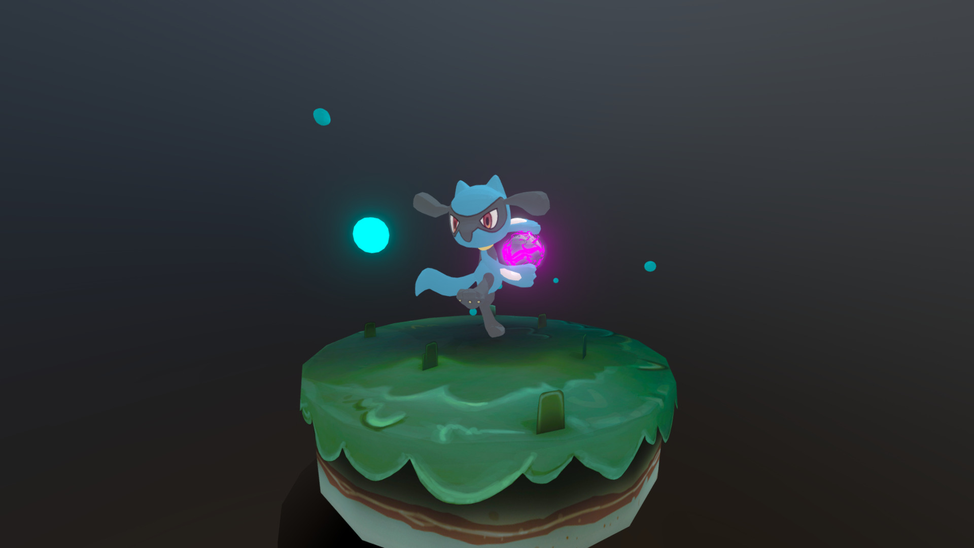 Riolu pokemon - 3D model by hachiarts [6b5c2fb] - Sketchfab