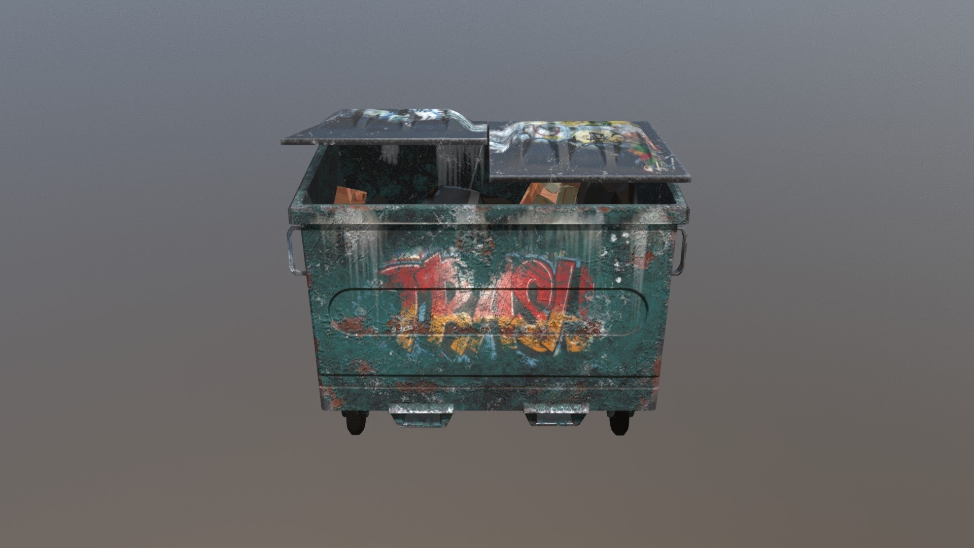 dumpster - 3D model by wonderwork [6b604a4] - Sketchfab