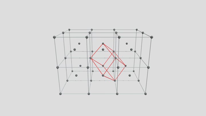 Body Centered Cubic 3d Models Sketchfab